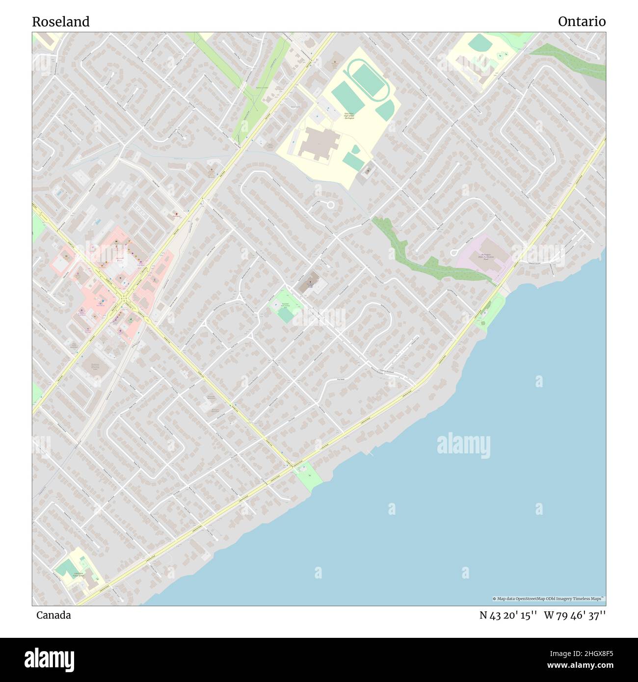 Roseland map Cut Out Stock Images & Pictures - Alamy