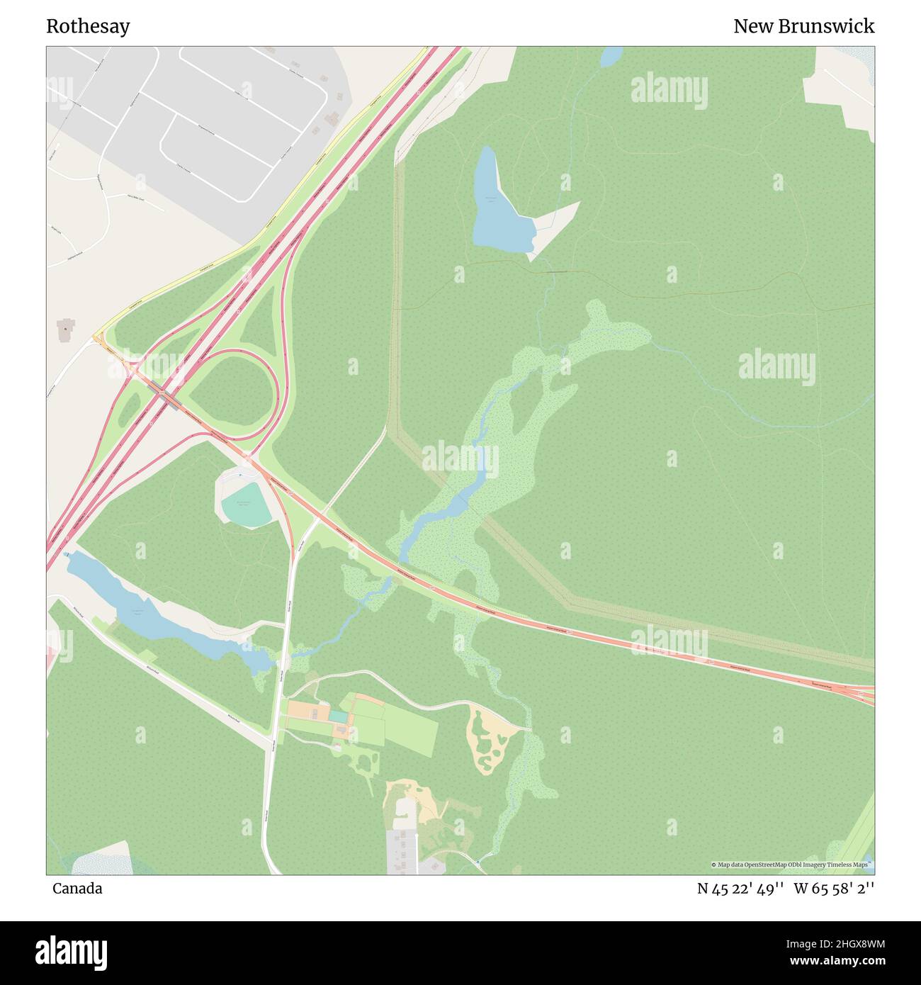 Map of rothesay Cut Out Stock Images & Pictures - Alamy