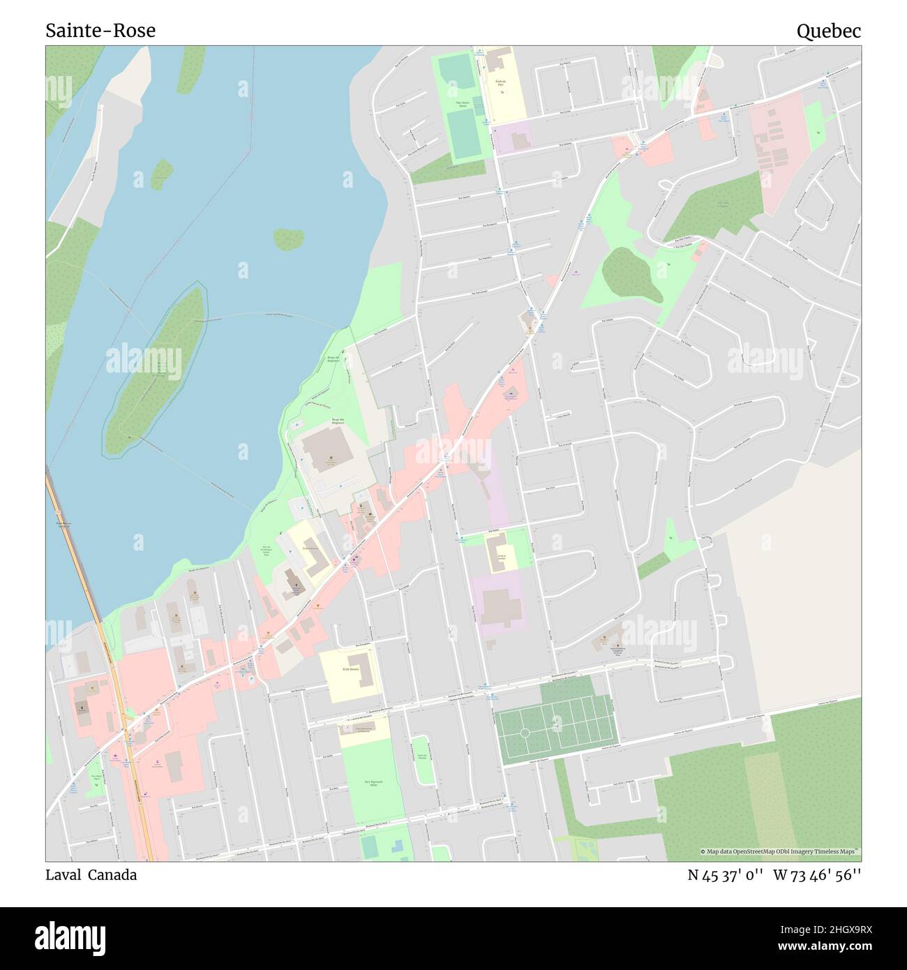Laval map Cut Out Stock Images & Pictures - Alamy