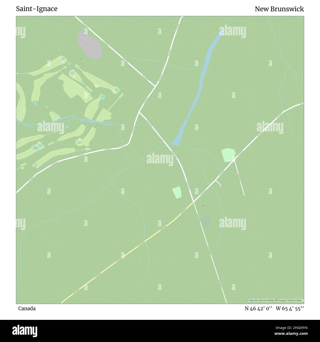 Map of ignace Cut Out Stock Images & Pictures - Alamy