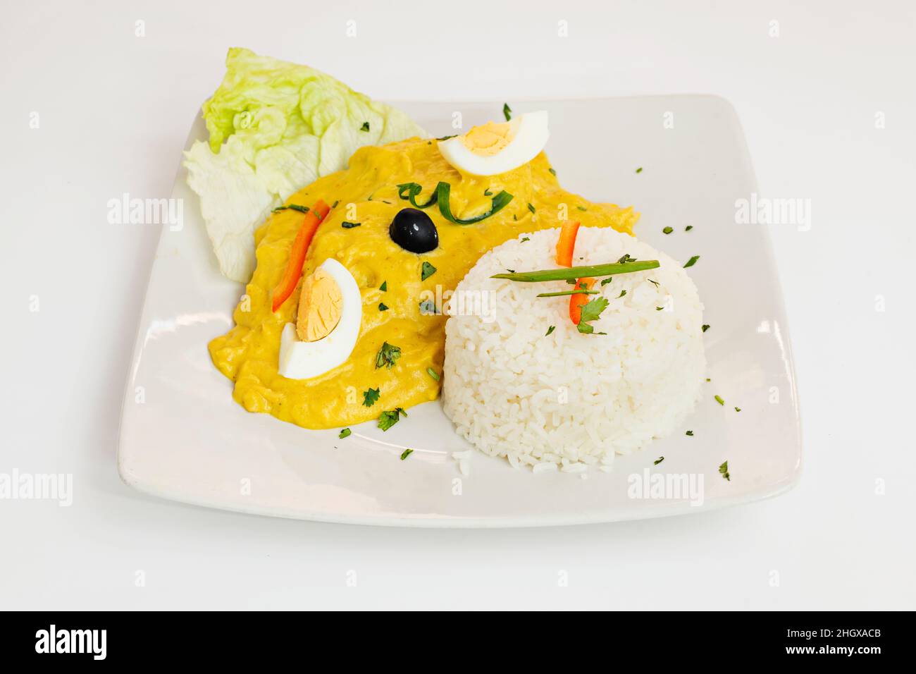 Huancaina sauce in a delicious Peruvian recipe, serve it with potatoes ...