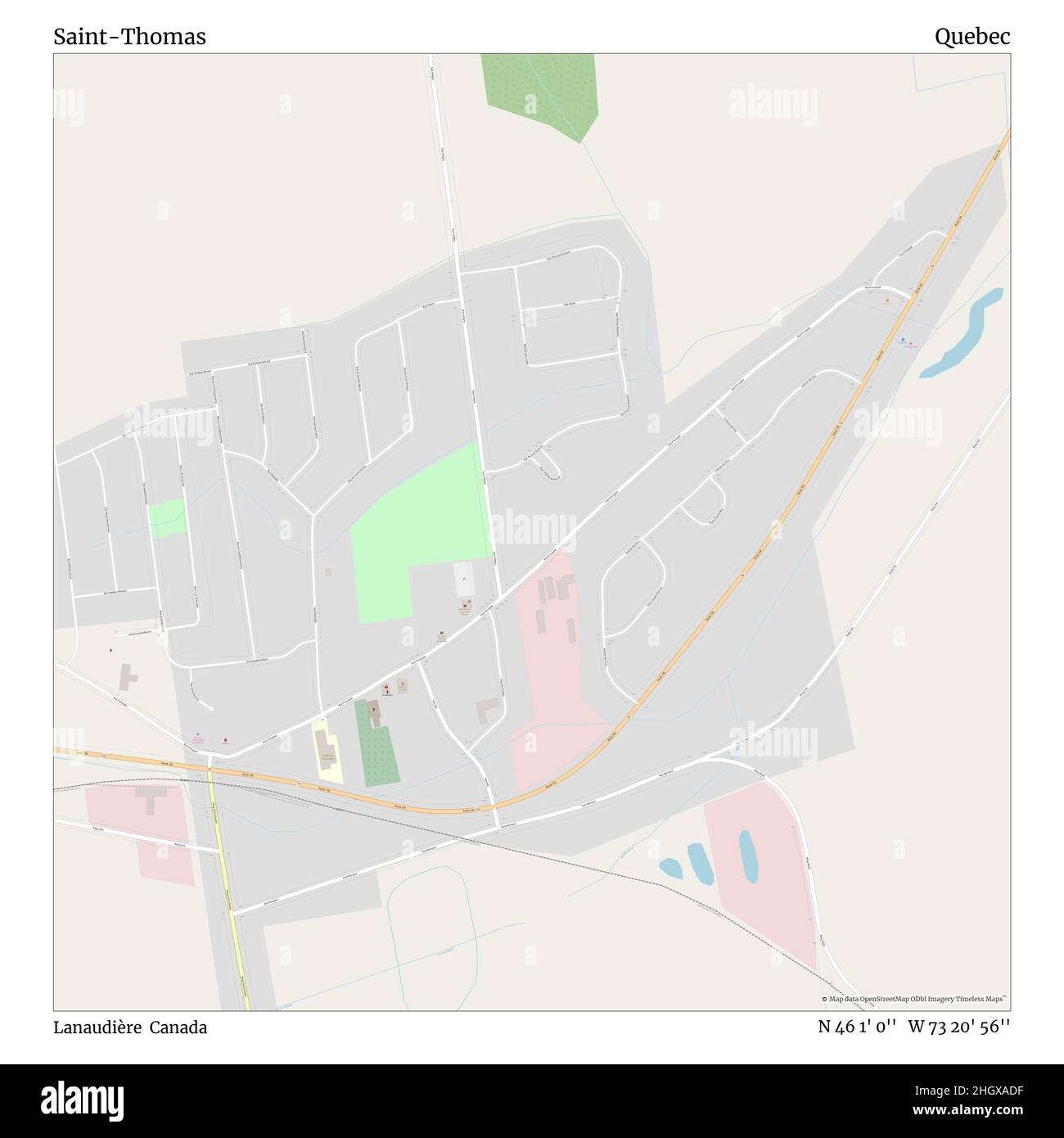 Saint thomas road map Cut Out Stock Images & Pictures - Alamy