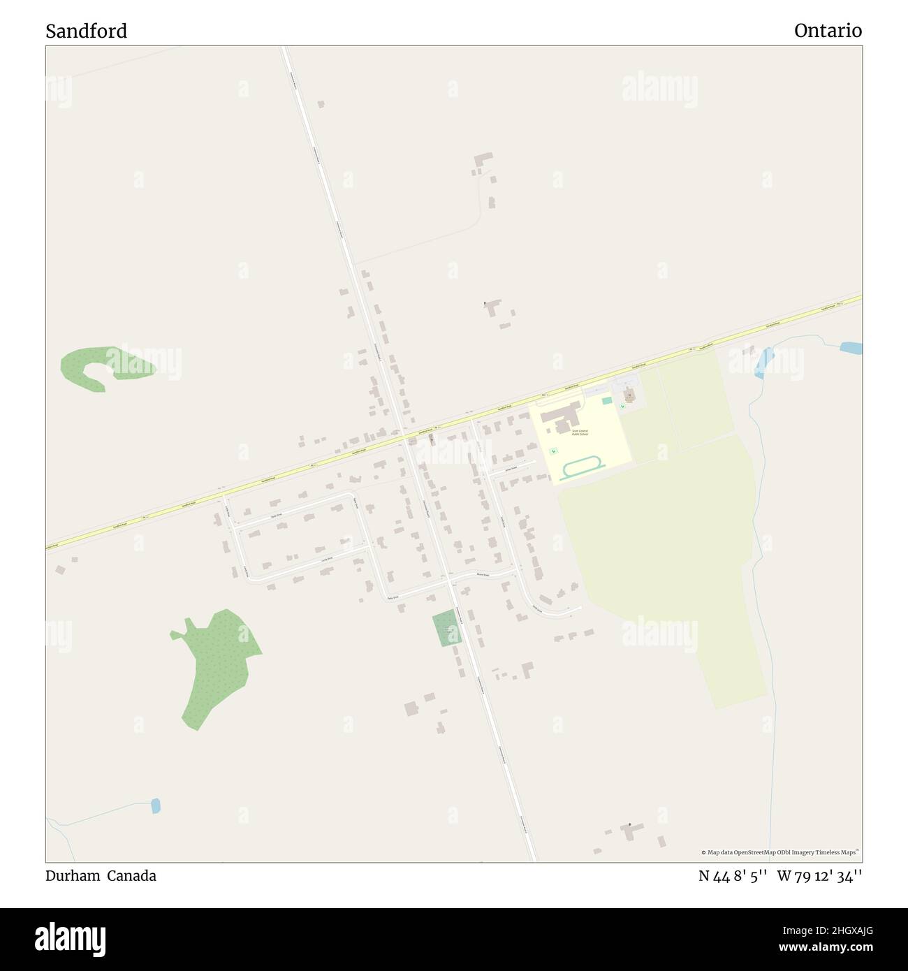 Durham ontario map hi-res stock photography and images - Alamy