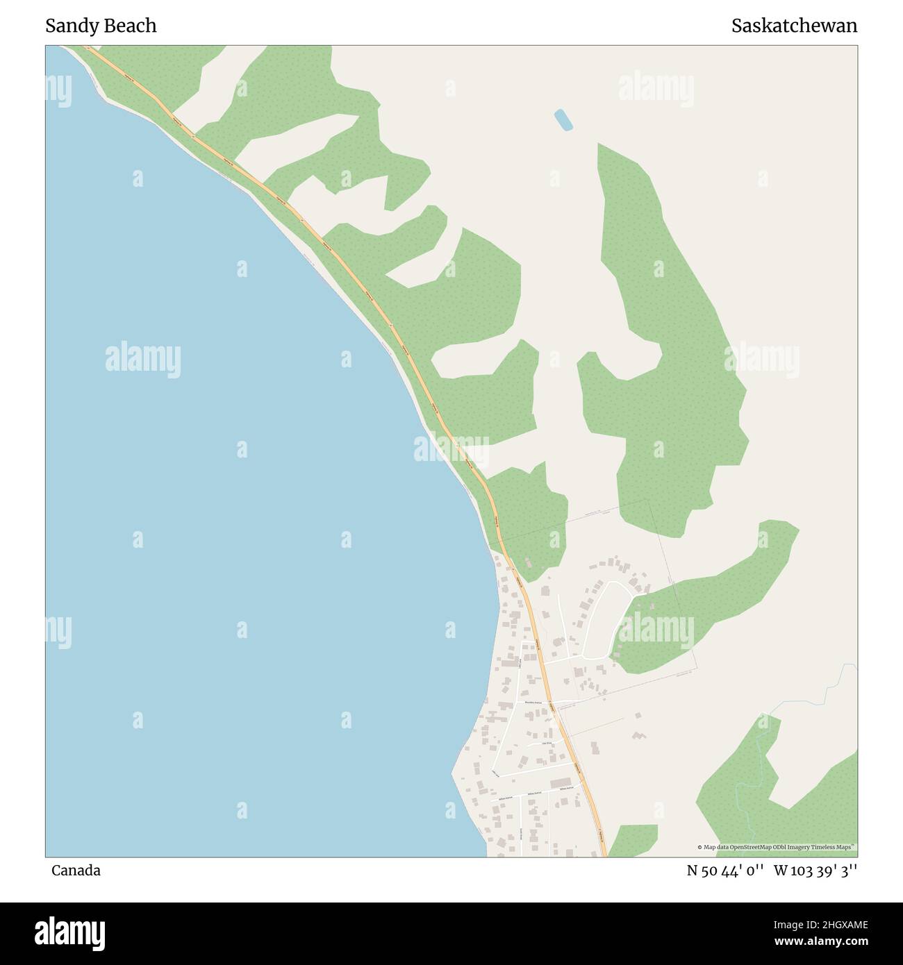 Map of sandy hi-res stock photography and images - Alamy