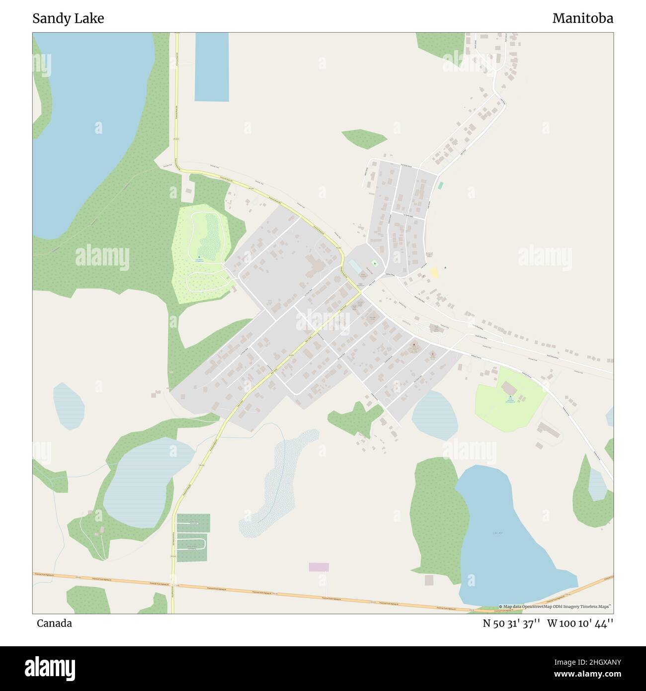 Map of sandy hi-res stock photography and images - Alamy