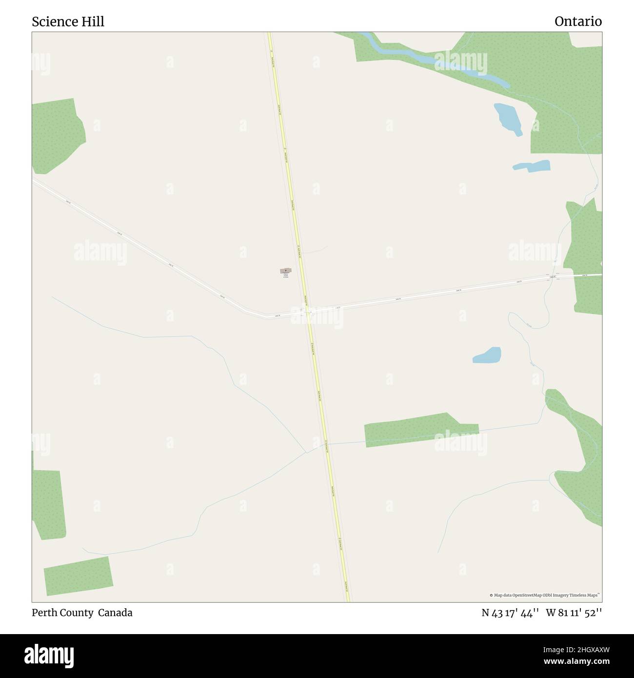 Map of perth ontario hi-res stock photography and images - Alamy