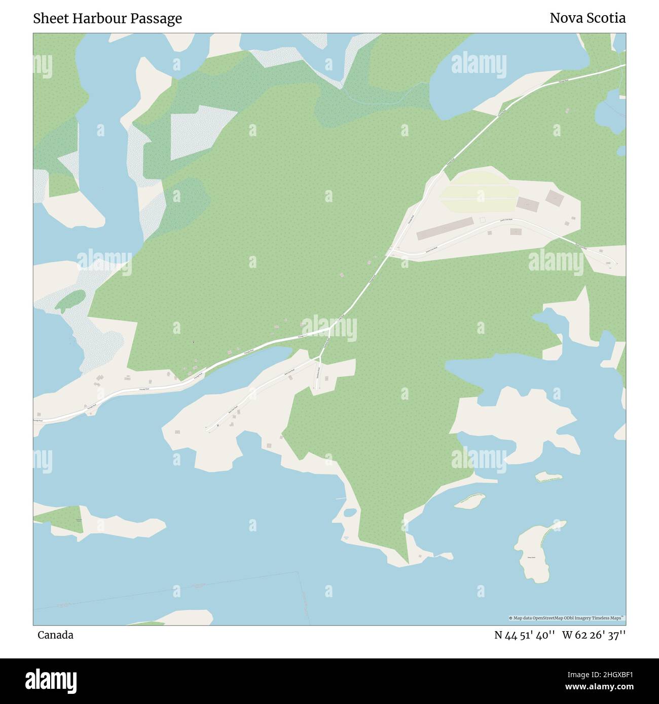 The harbour passage Cut Out Stock Images & Pictures - Alamy