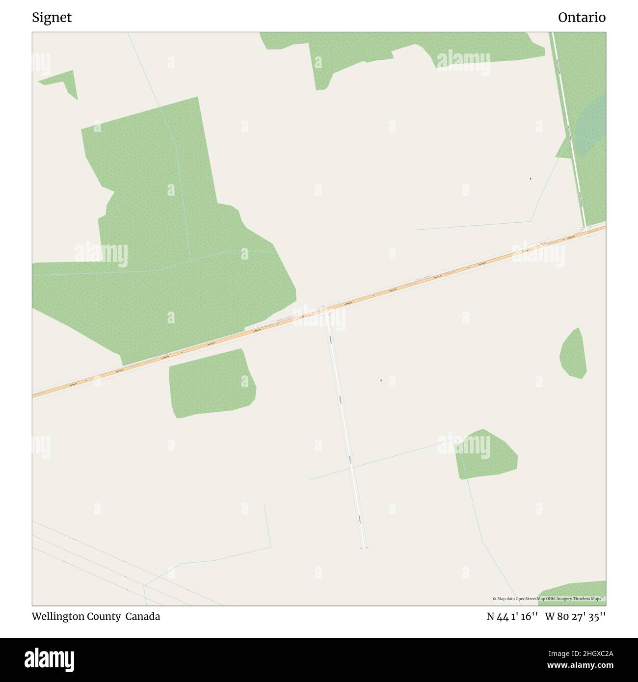 Wellington county map hi-res stock photography and images - Alamy