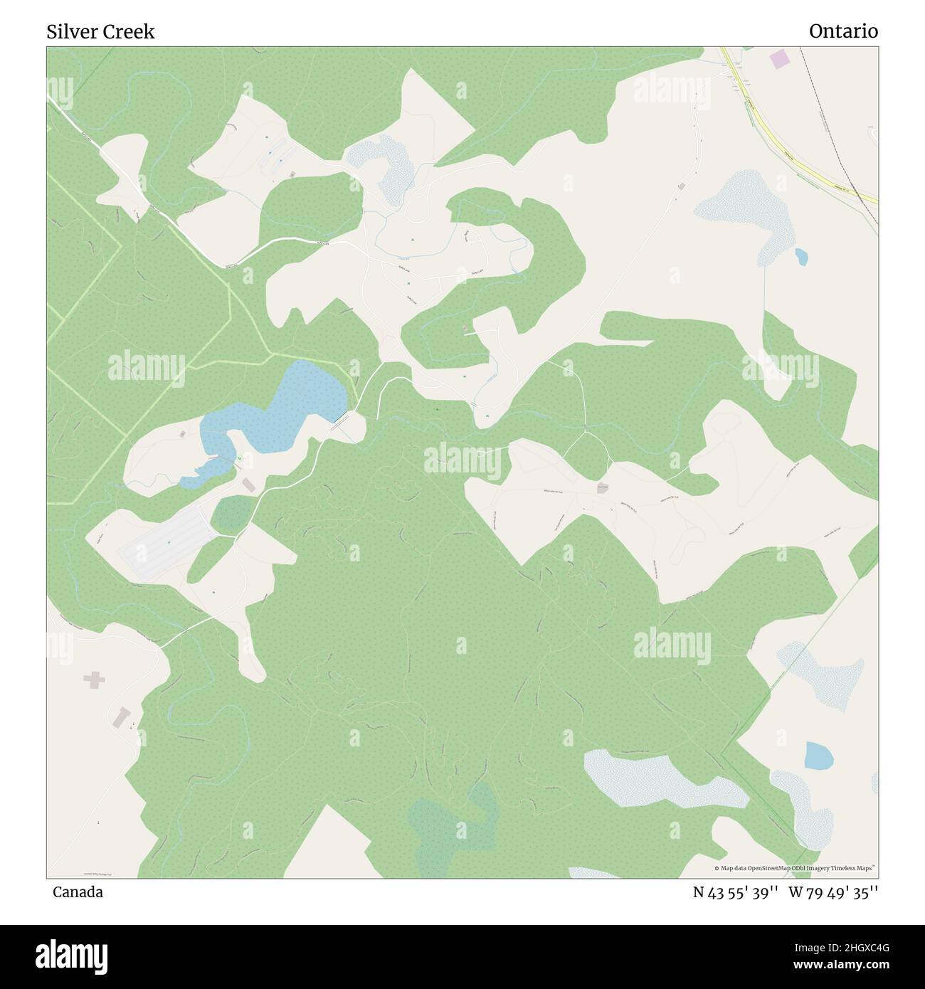 Silver creek map Cut Out Stock Images & Pictures - Alamy