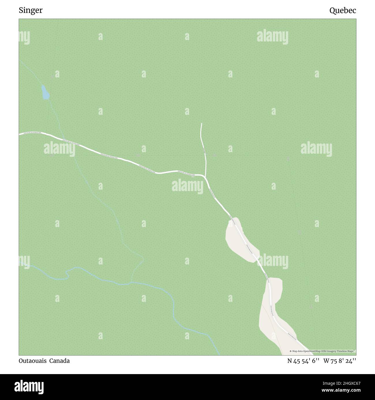 Map of singer hi-res stock photography and images - Alamy
