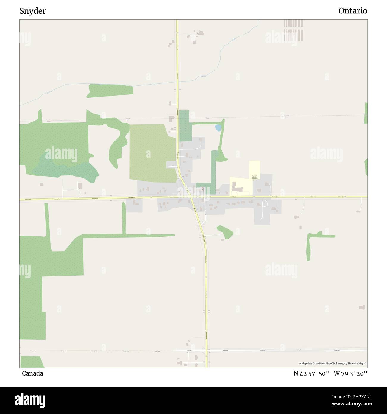 Map of snyder hi-res stock photography and images - Alamy