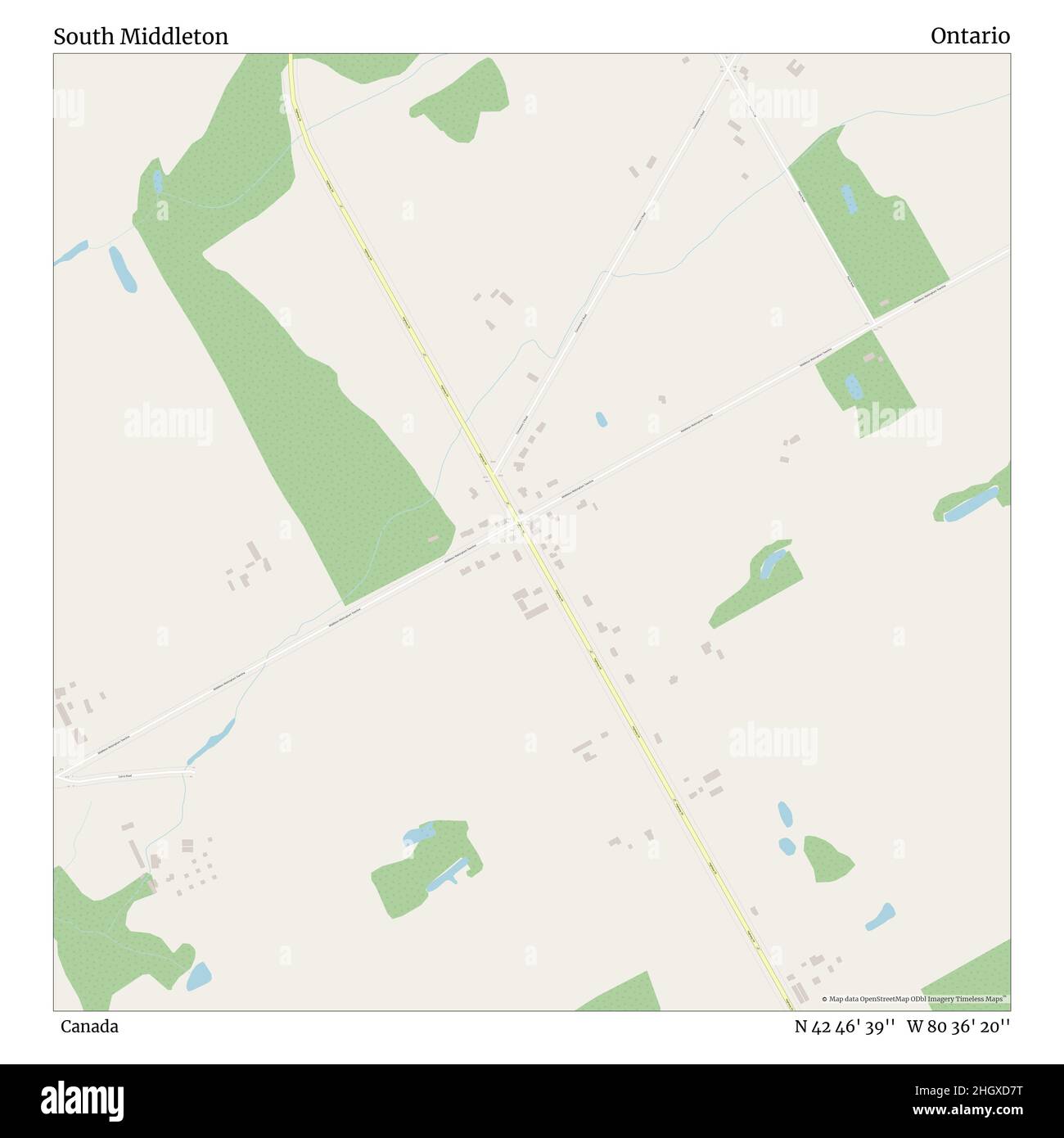 Map of middleton hi-res stock photography and images - Alamy