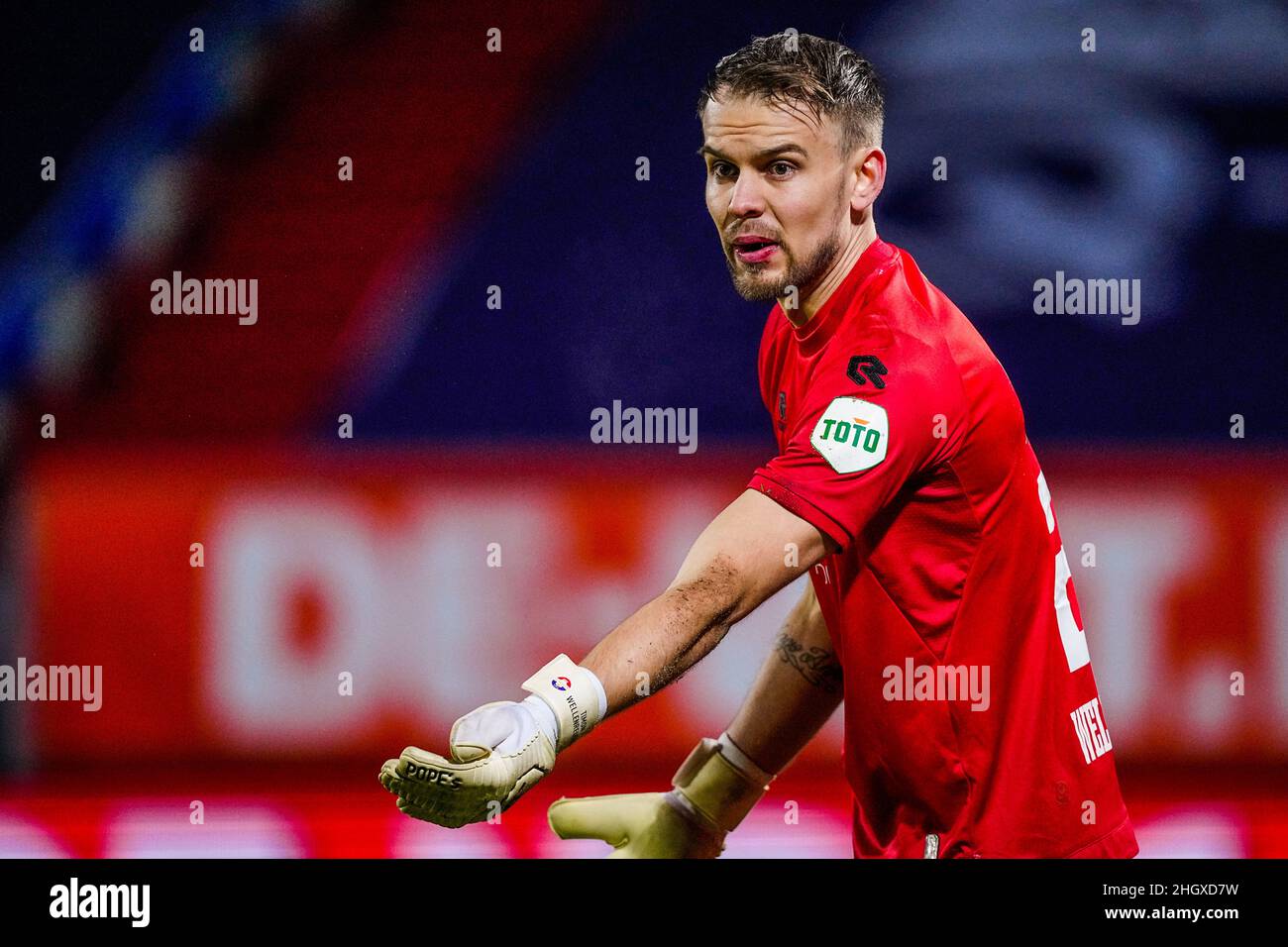 TILBURG, NETHERLANDS - JANUARY 22: Timon Wellenreuther of Willem II ...