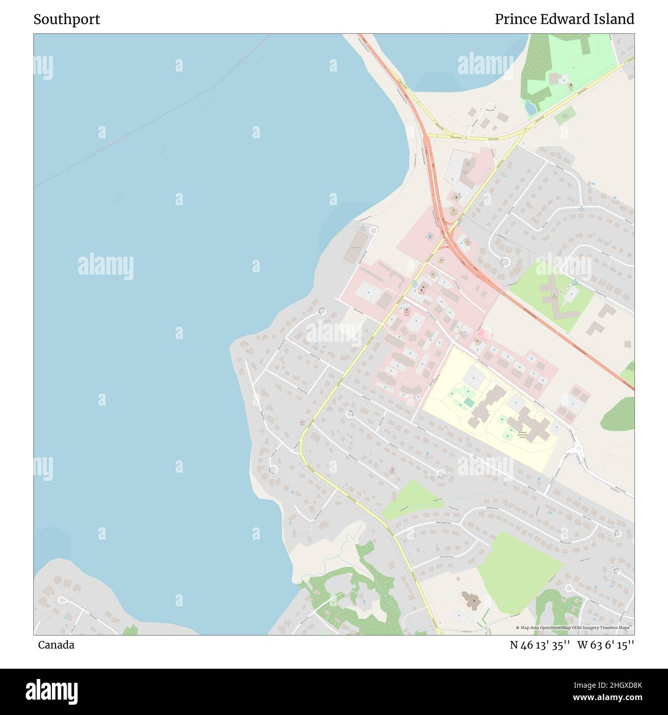 Map of southport hi-res stock photography and images - Alamy