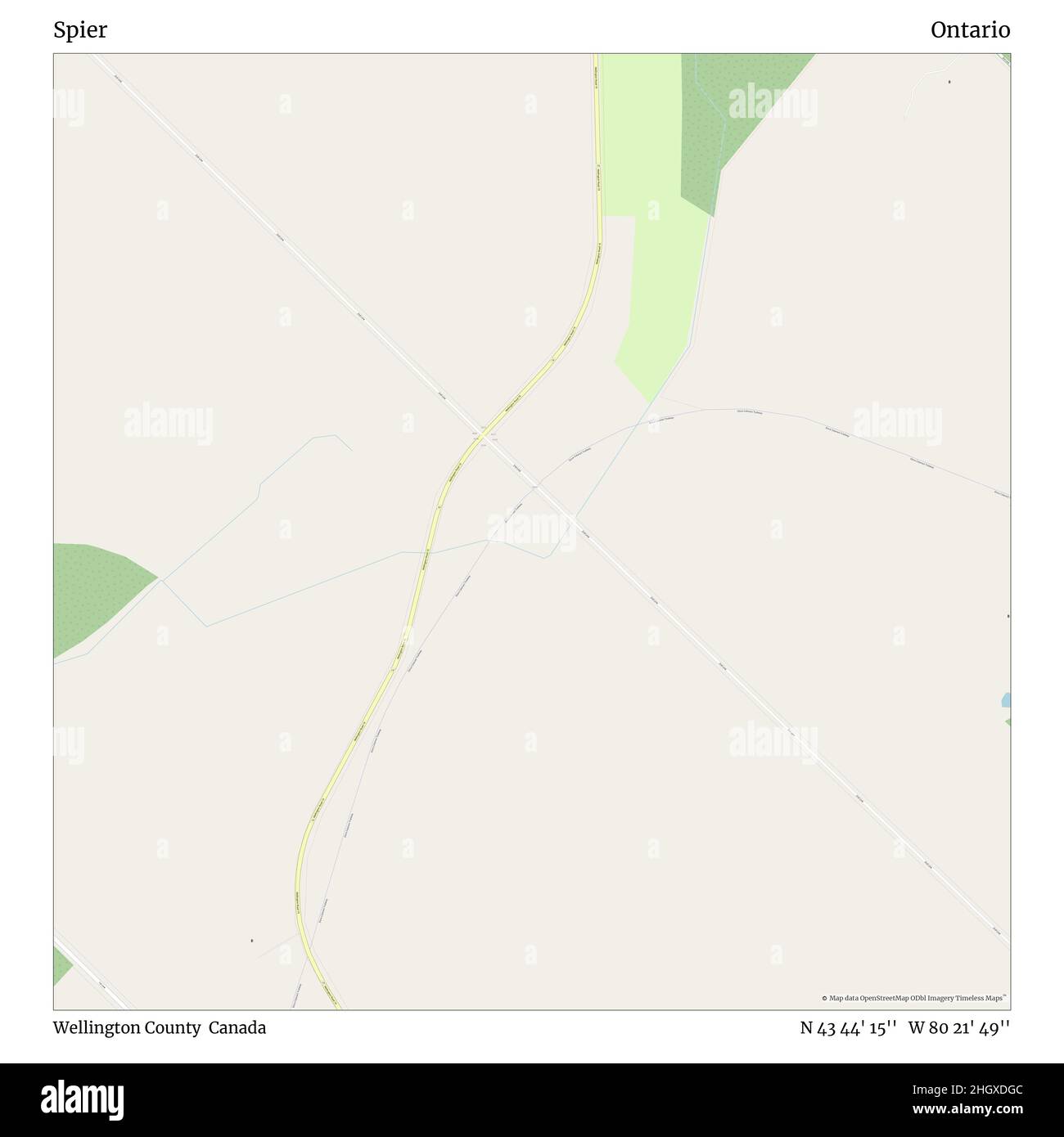 Wellington county map hi-res stock photography and images - Alamy