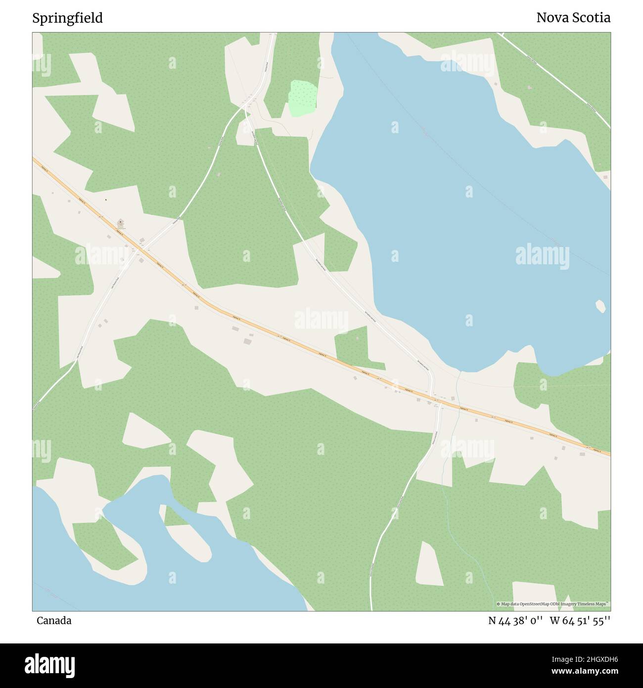 Map of springfield hi-res stock photography and images - Alamy