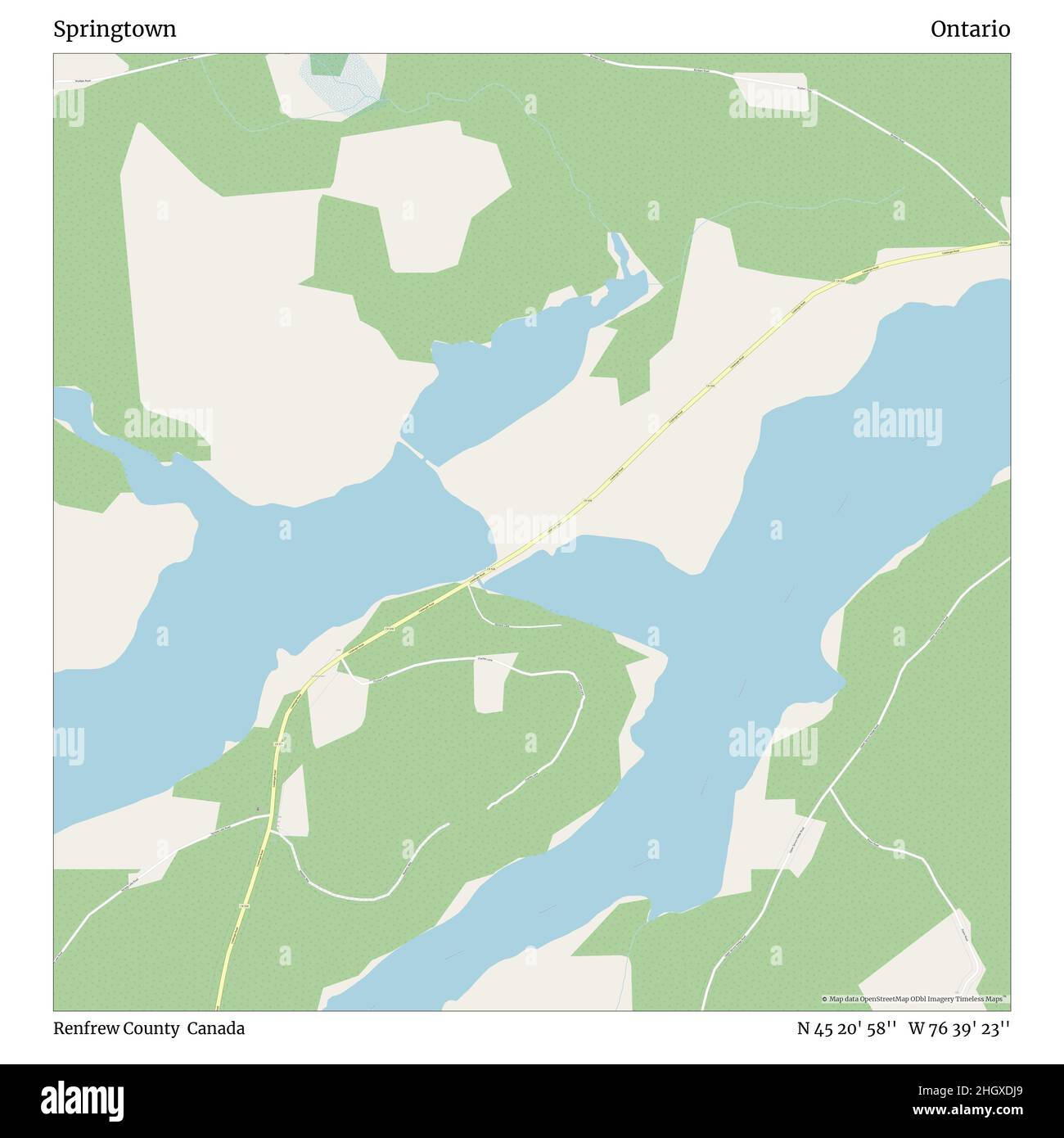 Map of springtown hi-res stock photography and images - Alamy
