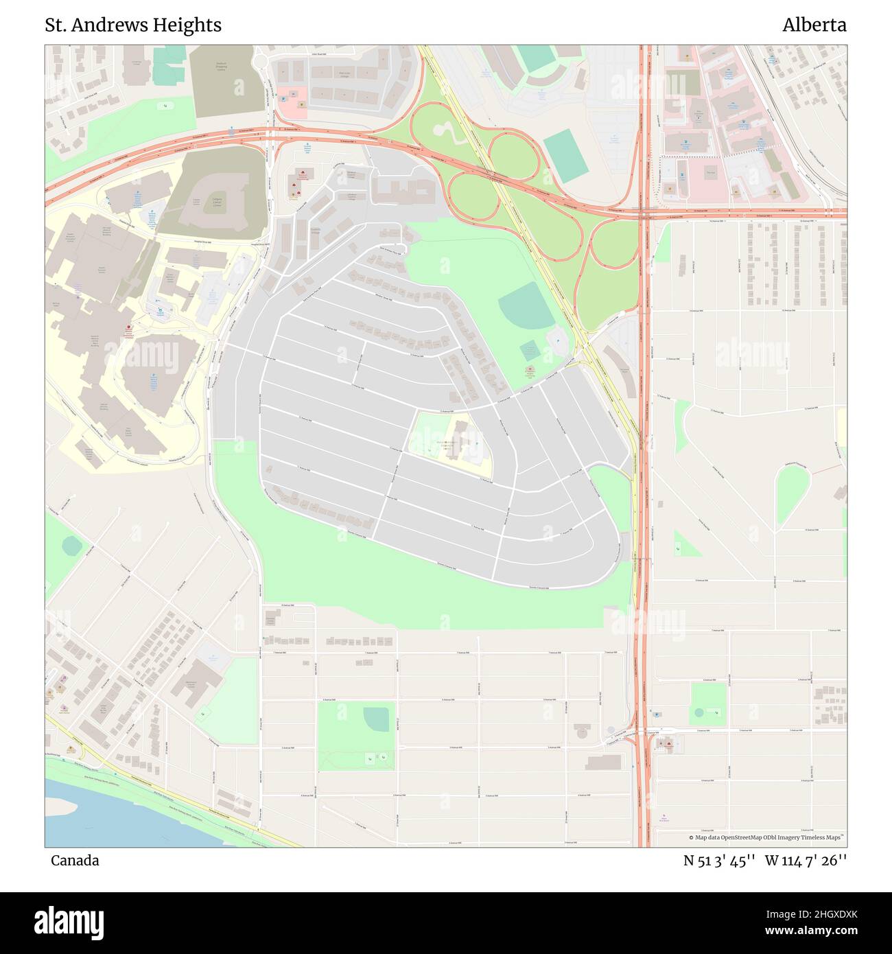 Map of st andrews hi-res stock photography and images - Alamy