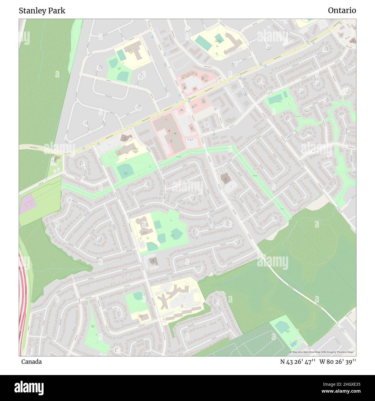 Stanley park map hi-res stock photography and images - Alamy