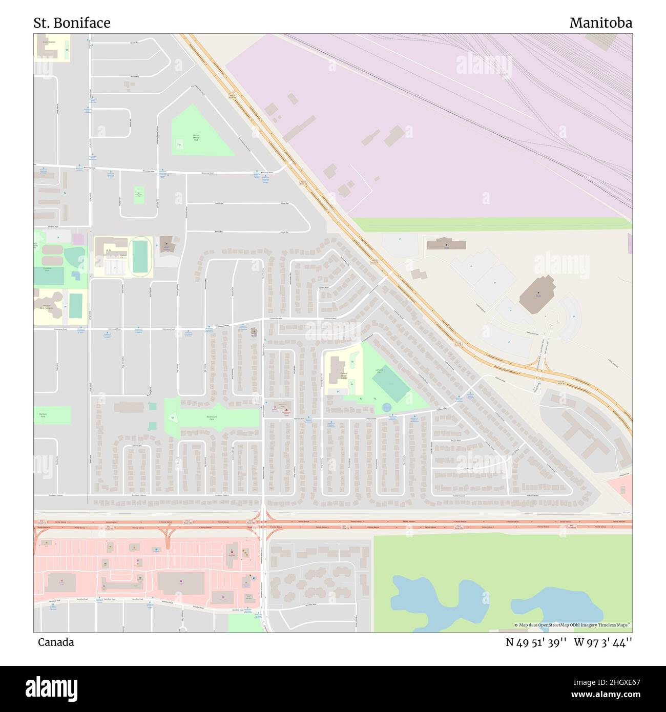 St boniface manitoba Cut Out Stock Images & Pictures - Alamy