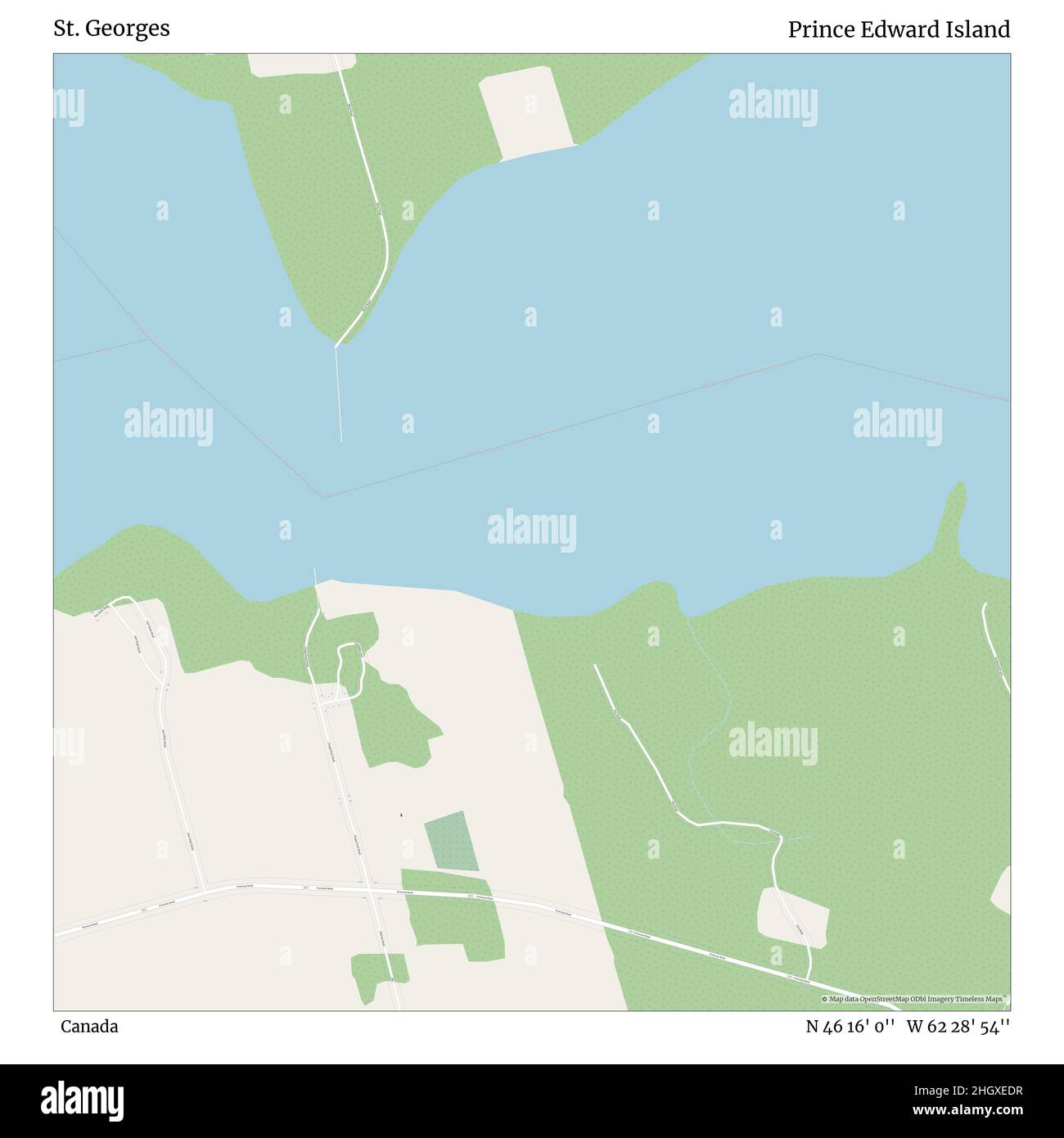 Map of st georges Cut Out Stock Images & Pictures - Alamy