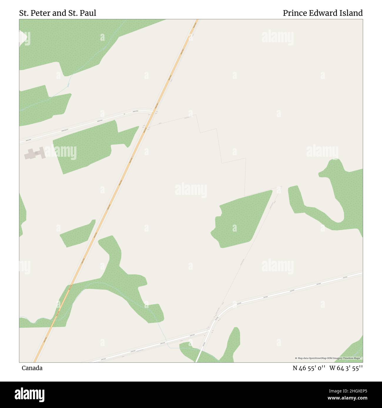 Peter island map hi-res stock photography and images - Alamy