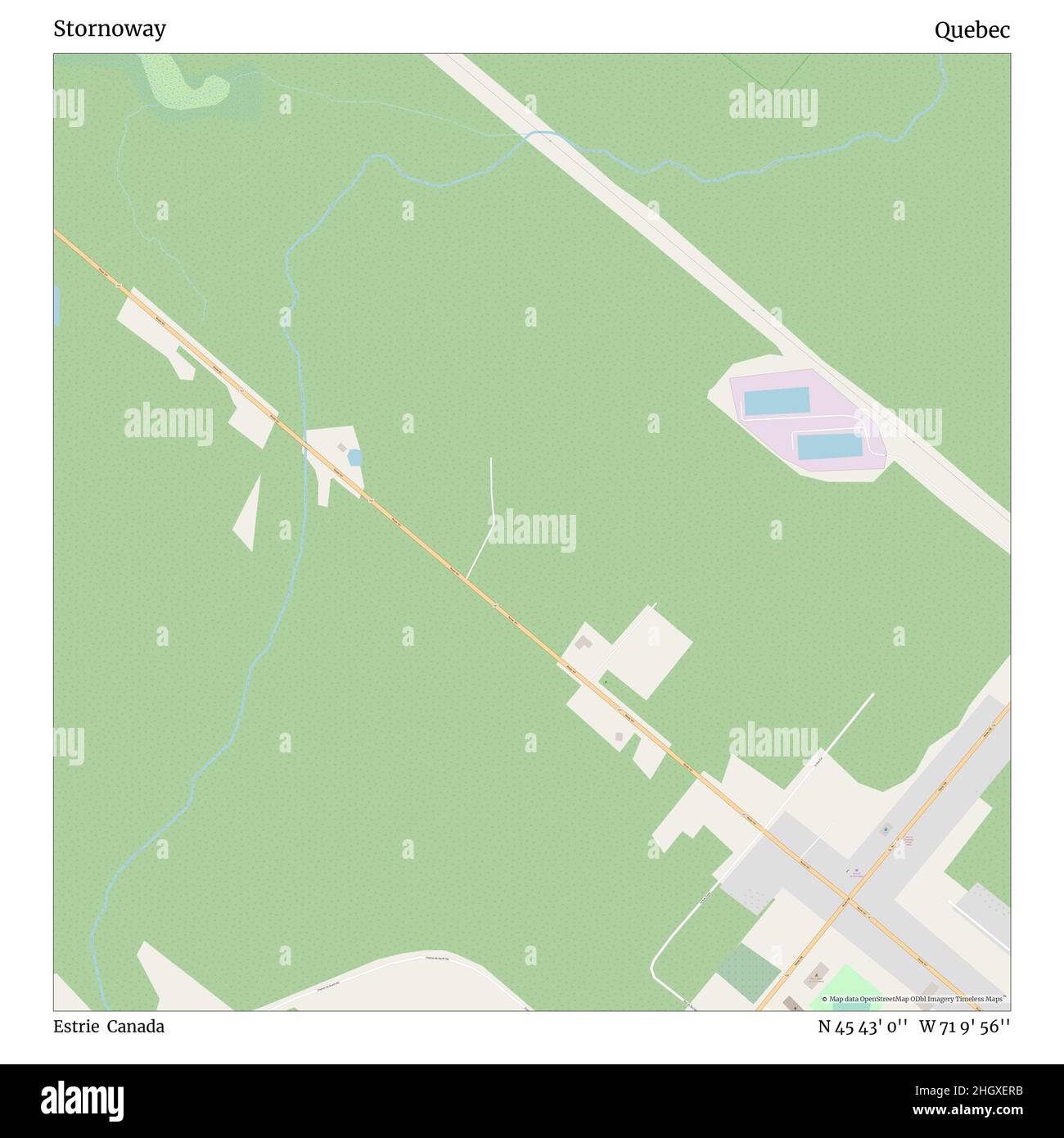 Map of stornoway quebec hi-res stock photography and images - Alamy