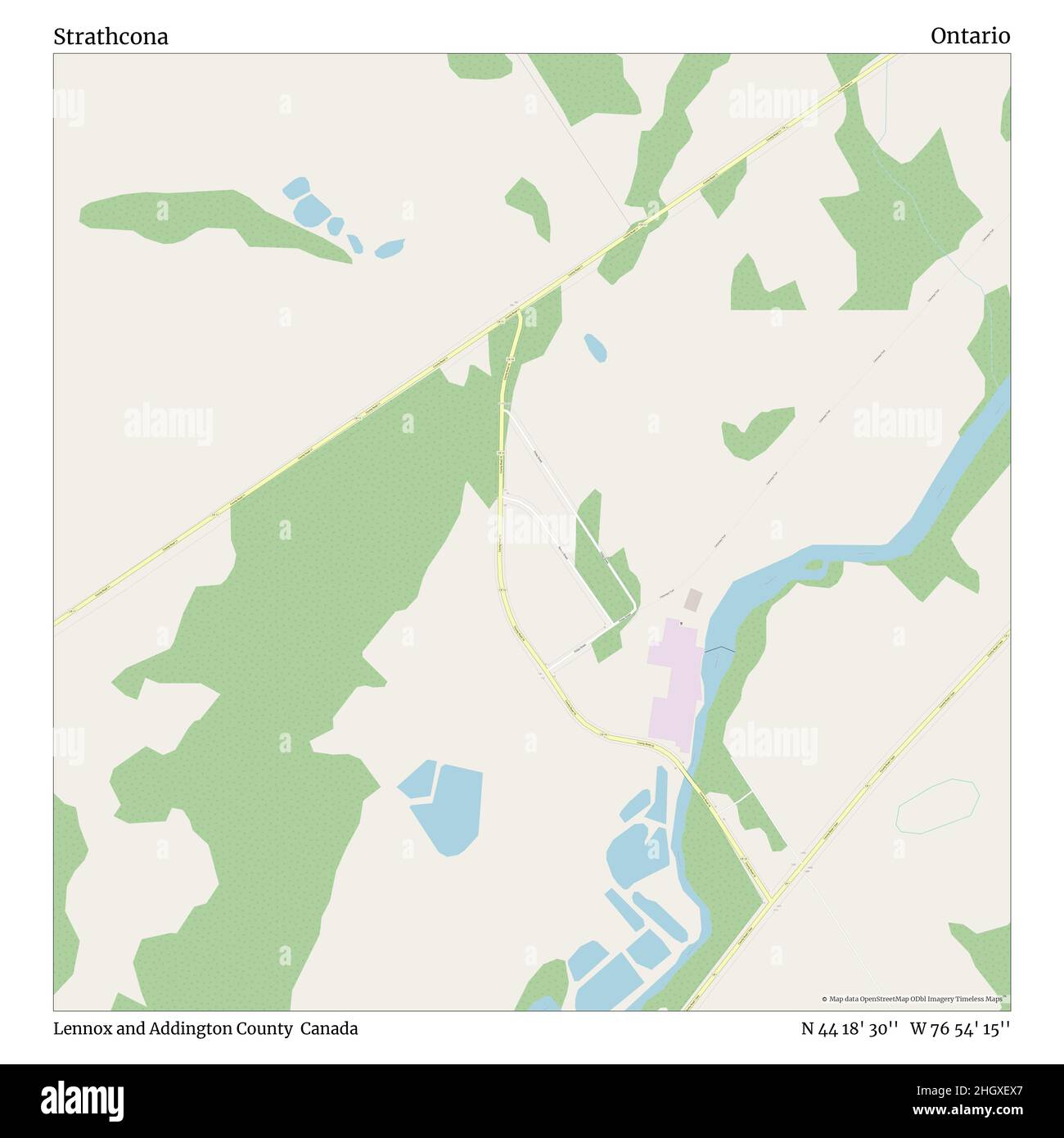Strathcona county map hi-res stock photography and images - Alamy