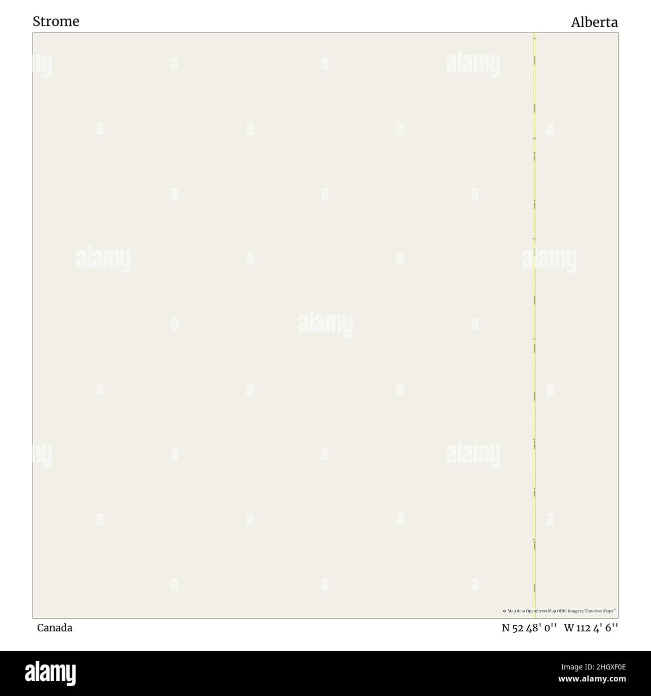 Strome alberta map hi-res stock photography and images - Alamy