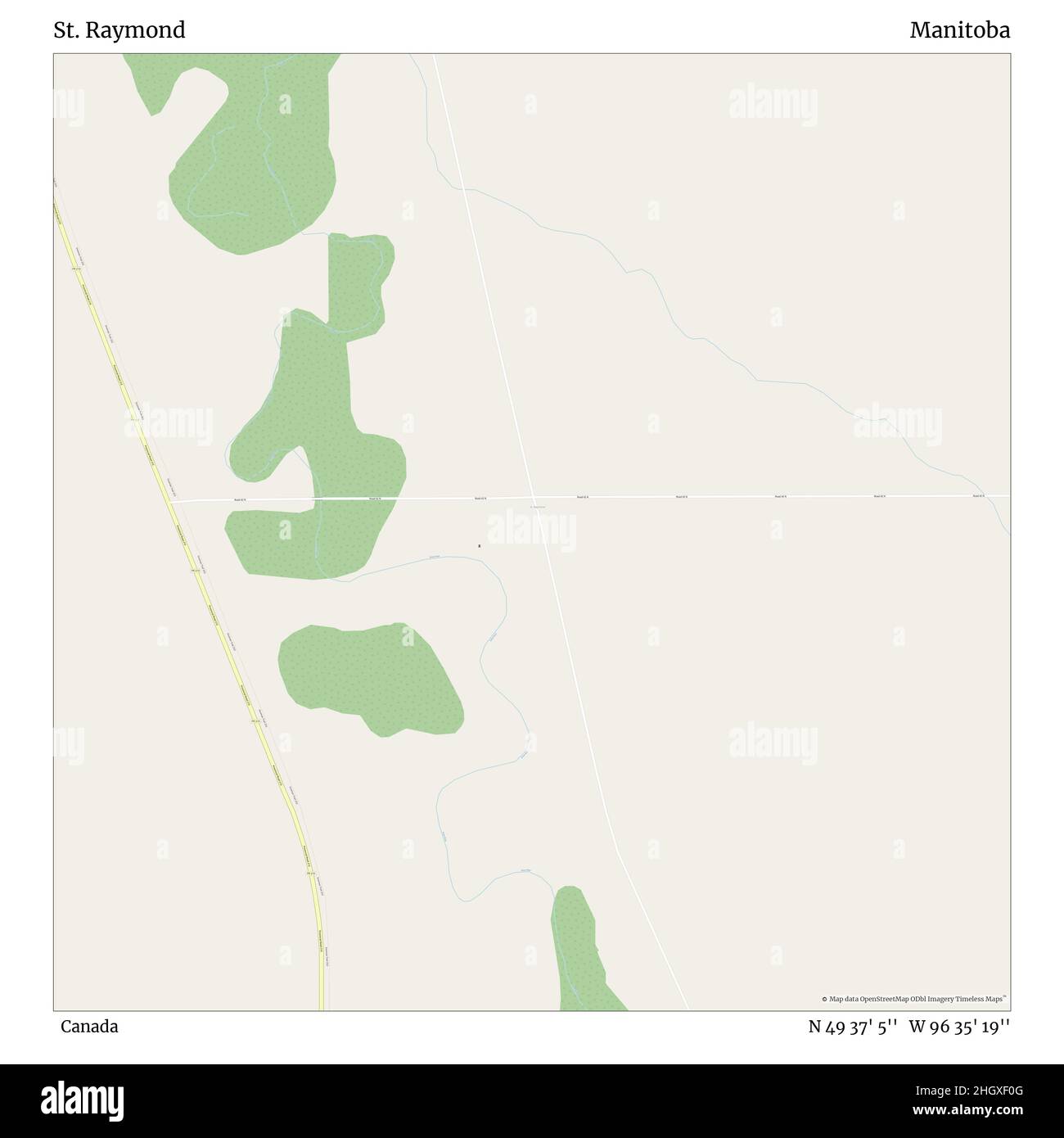 Map of st raymond hi-res stock photography and images - Alamy