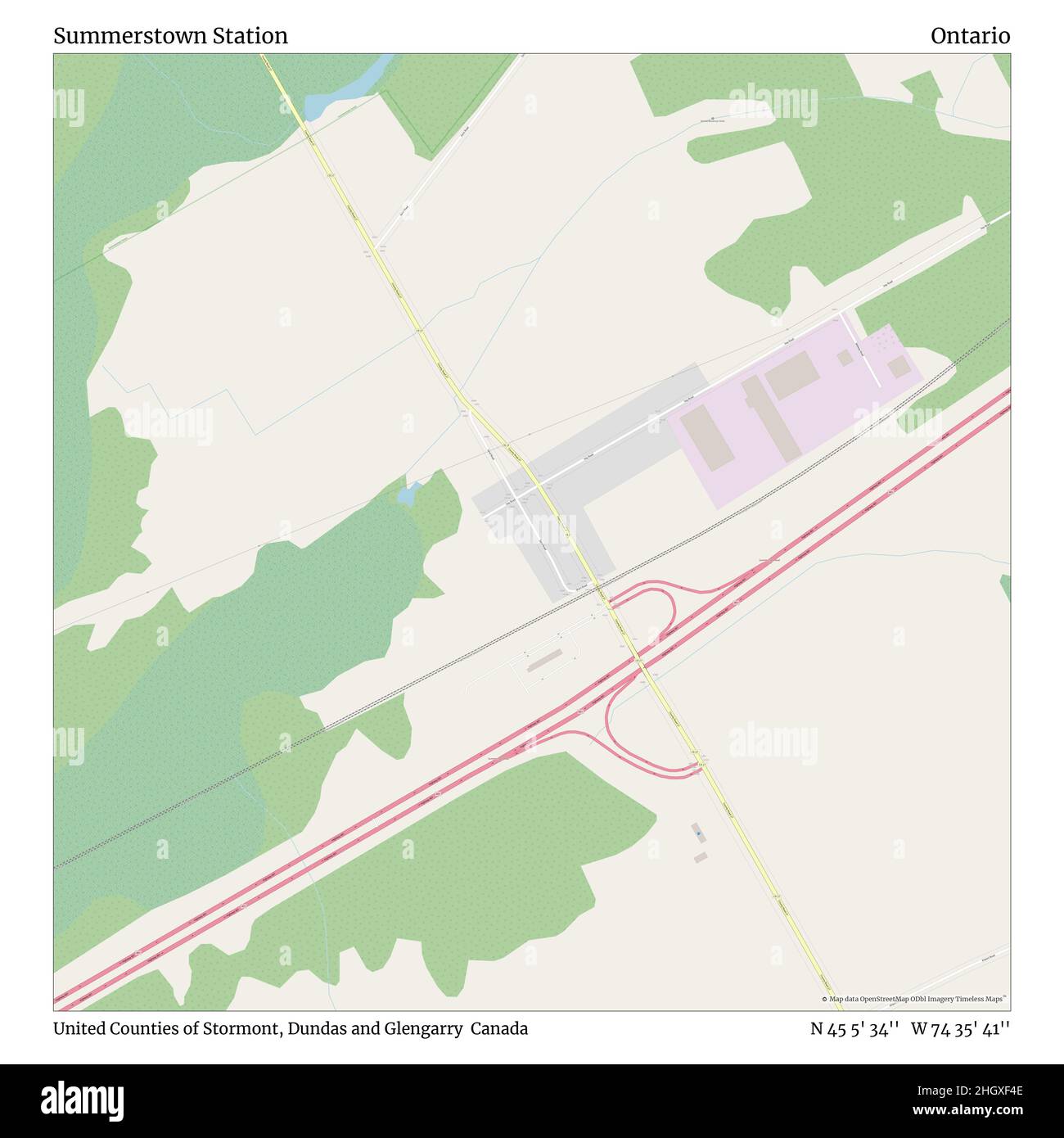 Summerstown Station, United Counties of Stormont, Dundas and Glengarry ...