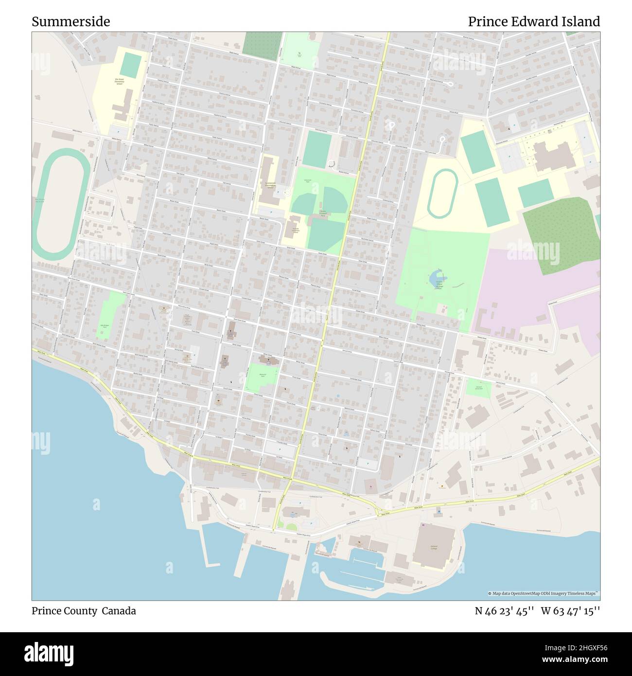 Prince edward island map hi-res stock photography and images - Alamy