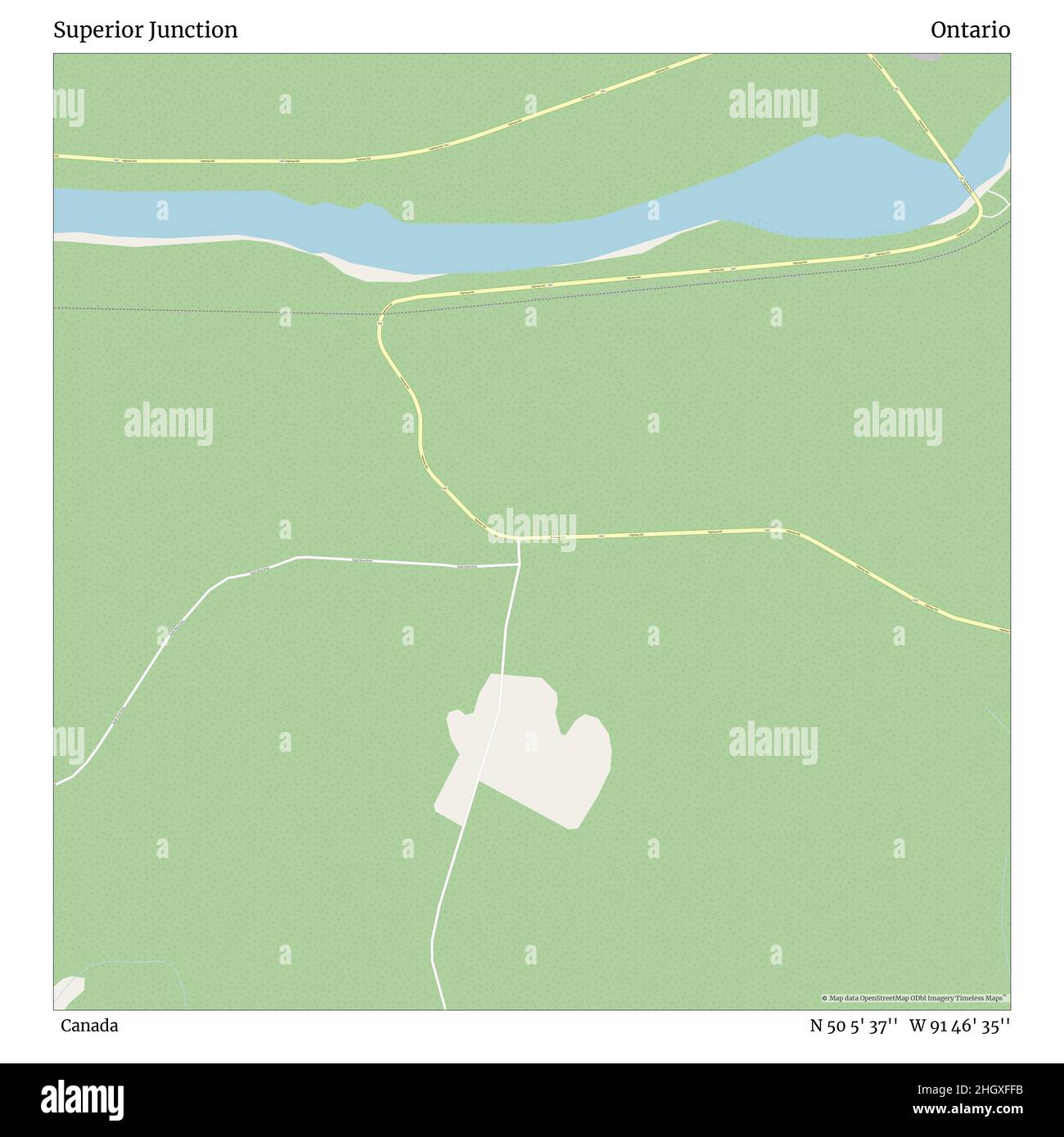 Superior map hi-res stock photography and images - Alamy