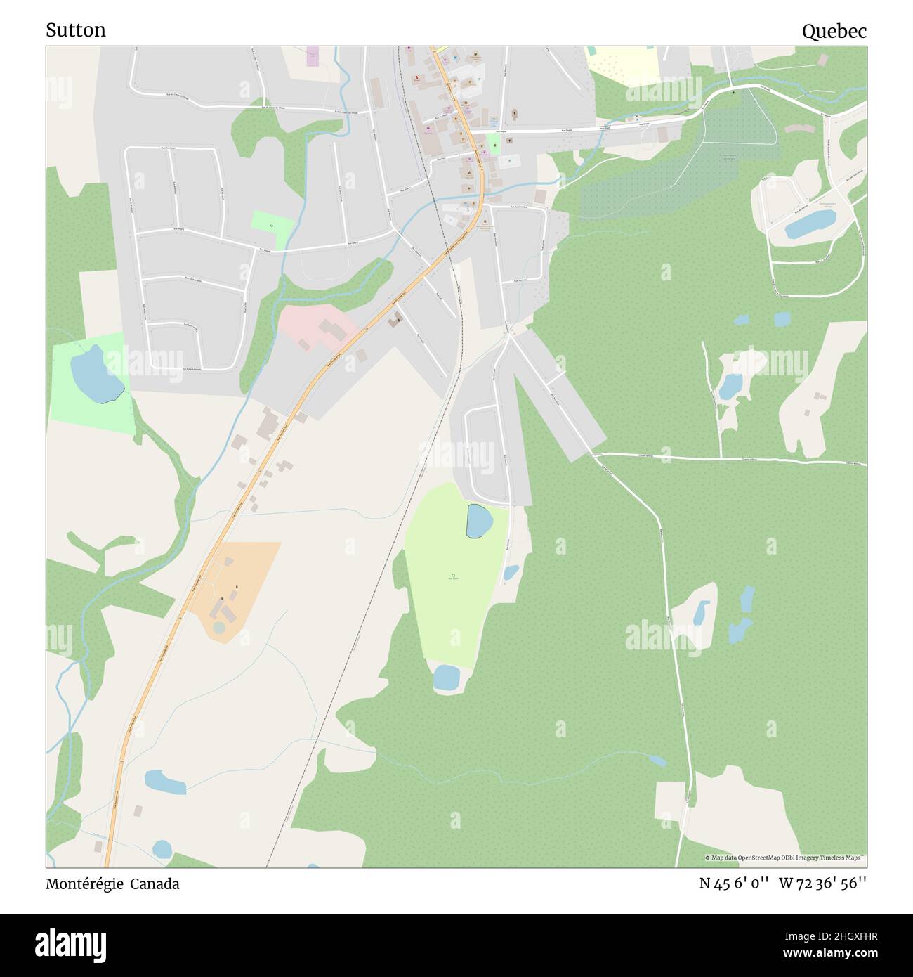 Map of sutton hi-res stock photography and images - Alamy