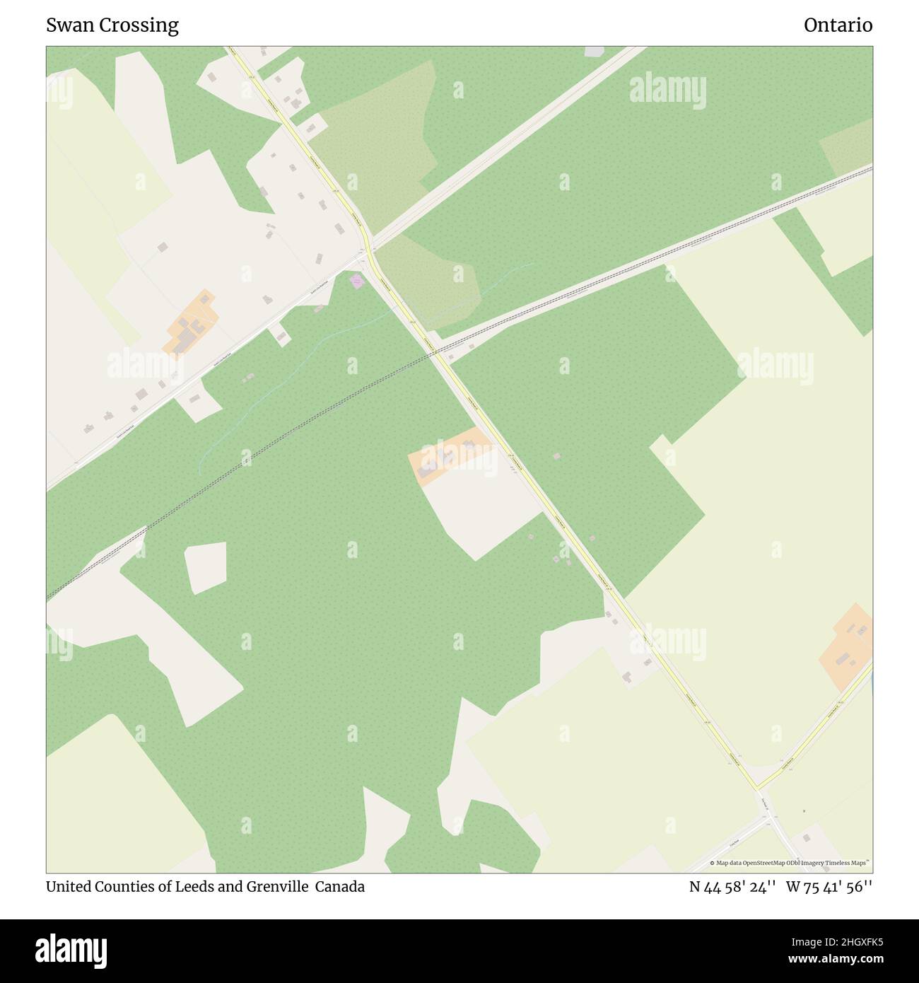 Swan Crossing, United Counties of Leeds and Grenville, Canada, Ontario ...