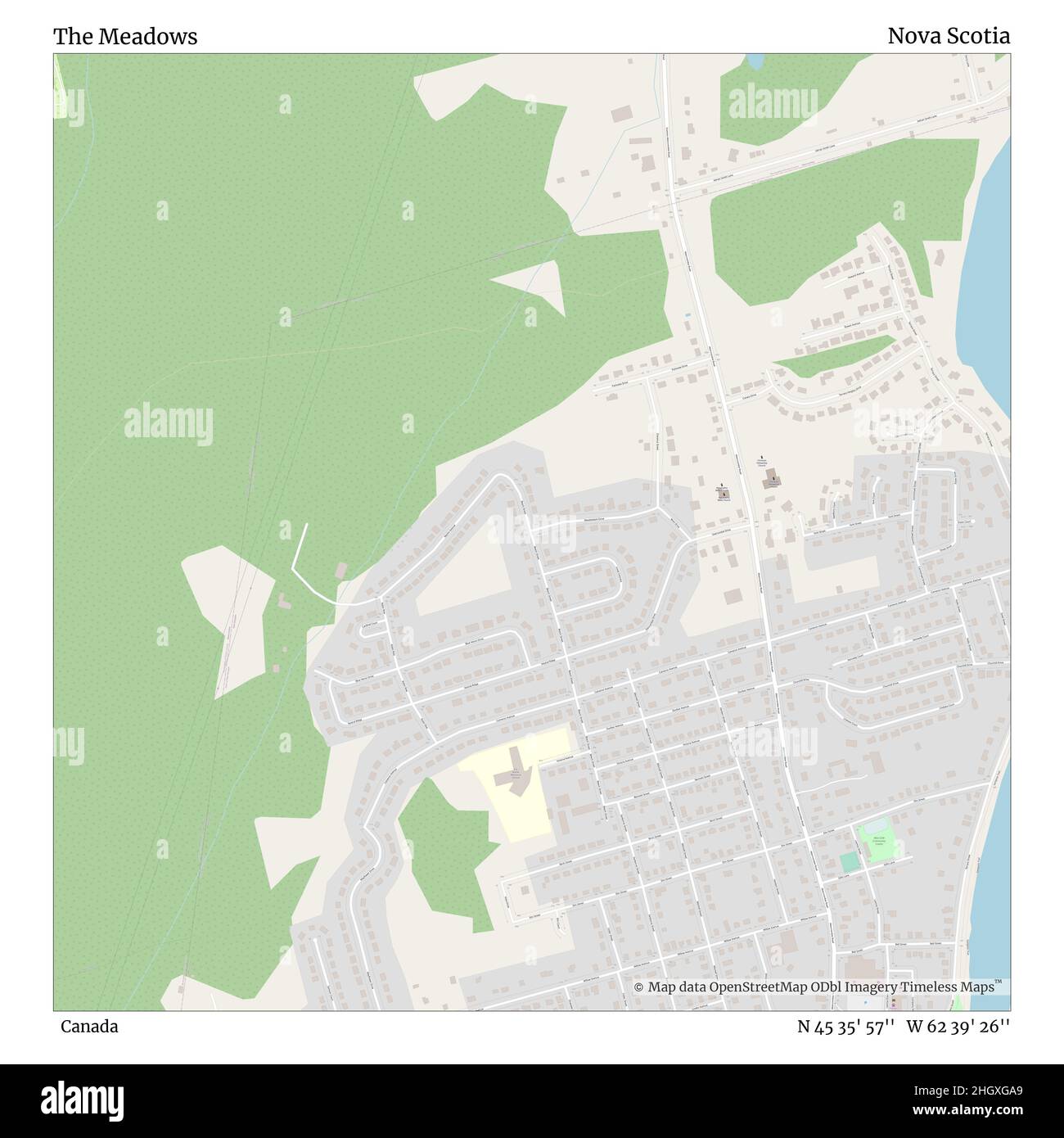 Great meadows map hi-res stock photography and images - Alamy