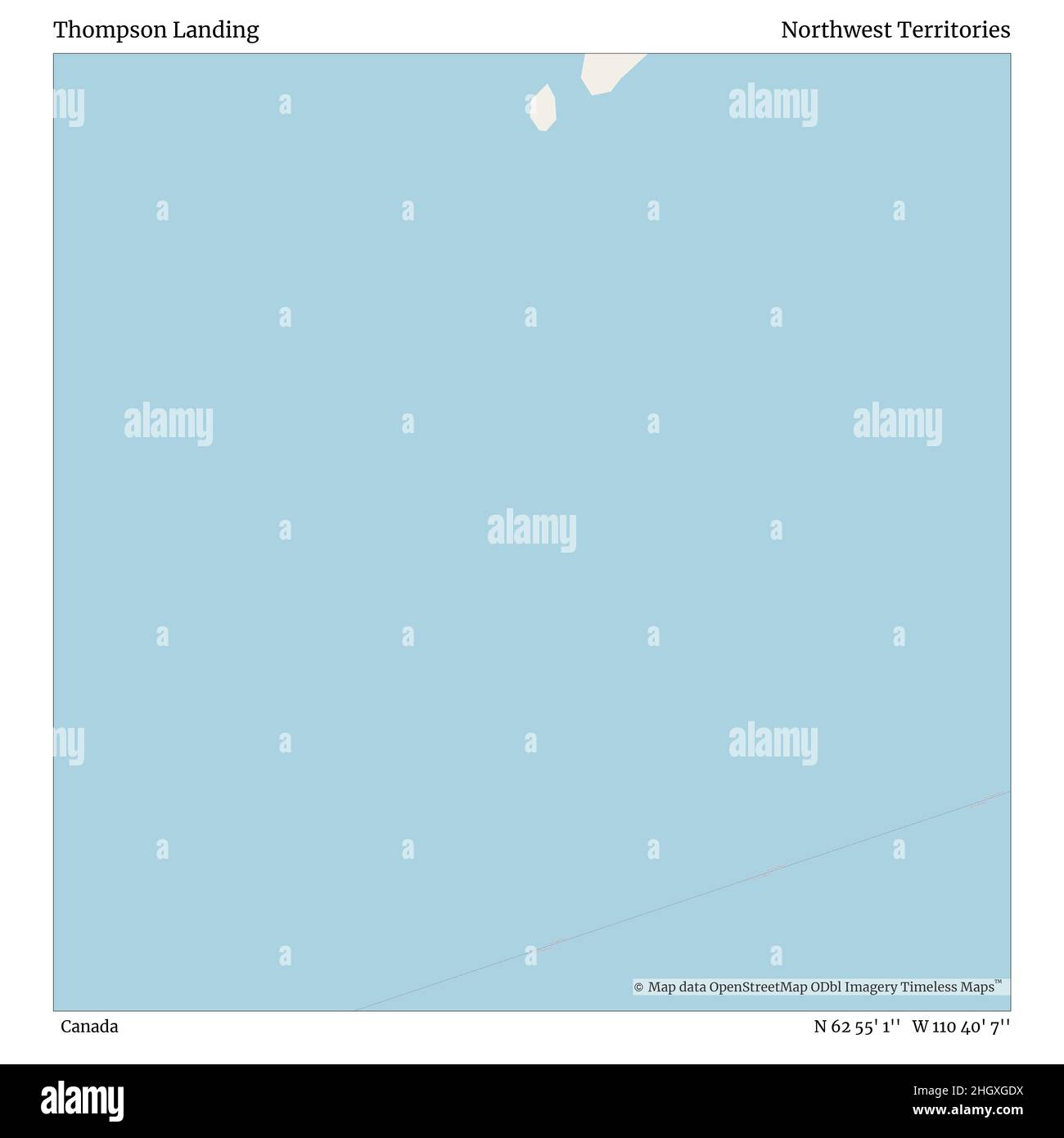 David thompson map hi-res stock photography and images - Alamy