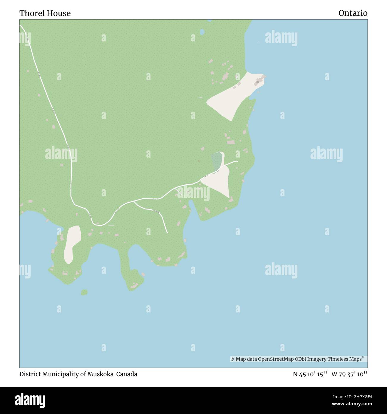 Thorel House, District Municipality of Muskoka, Canada, Ontario, N 45 ...