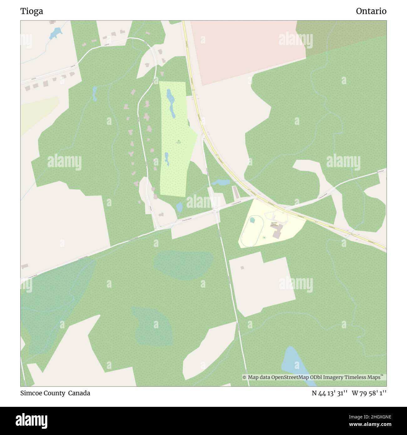 Tioga map Cut Out Stock Images & Pictures - Alamy