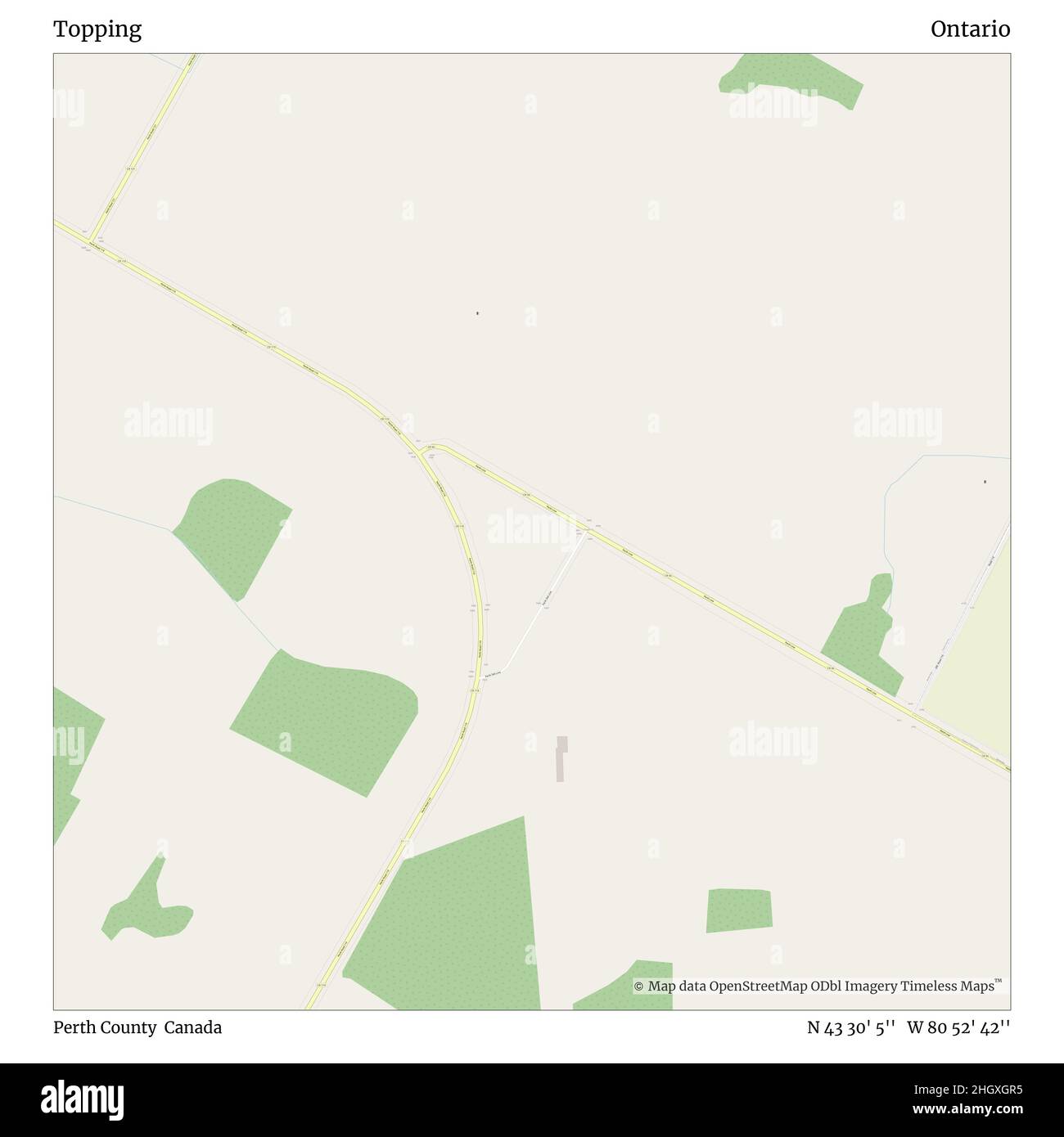 Map of perth ontario hi-res stock photography and images - Alamy