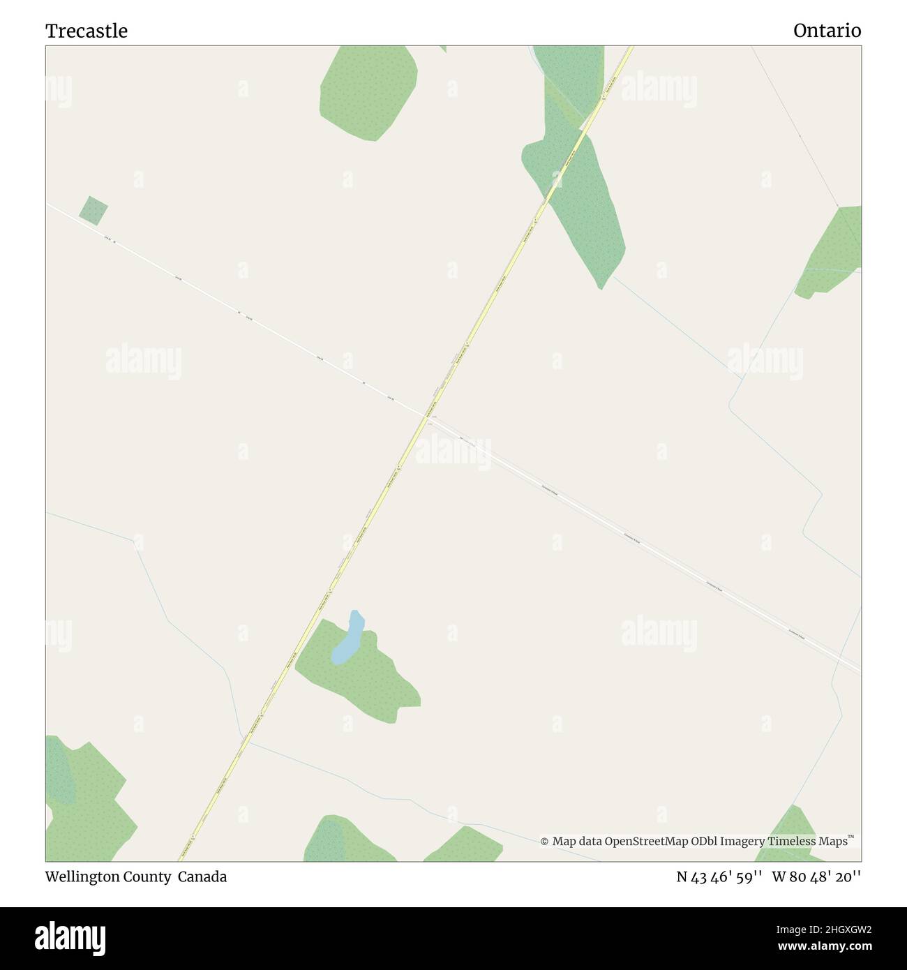 Trecastle, Wellington County, Canada, Ontario, N 43 46' 59'', W 80 48 ...