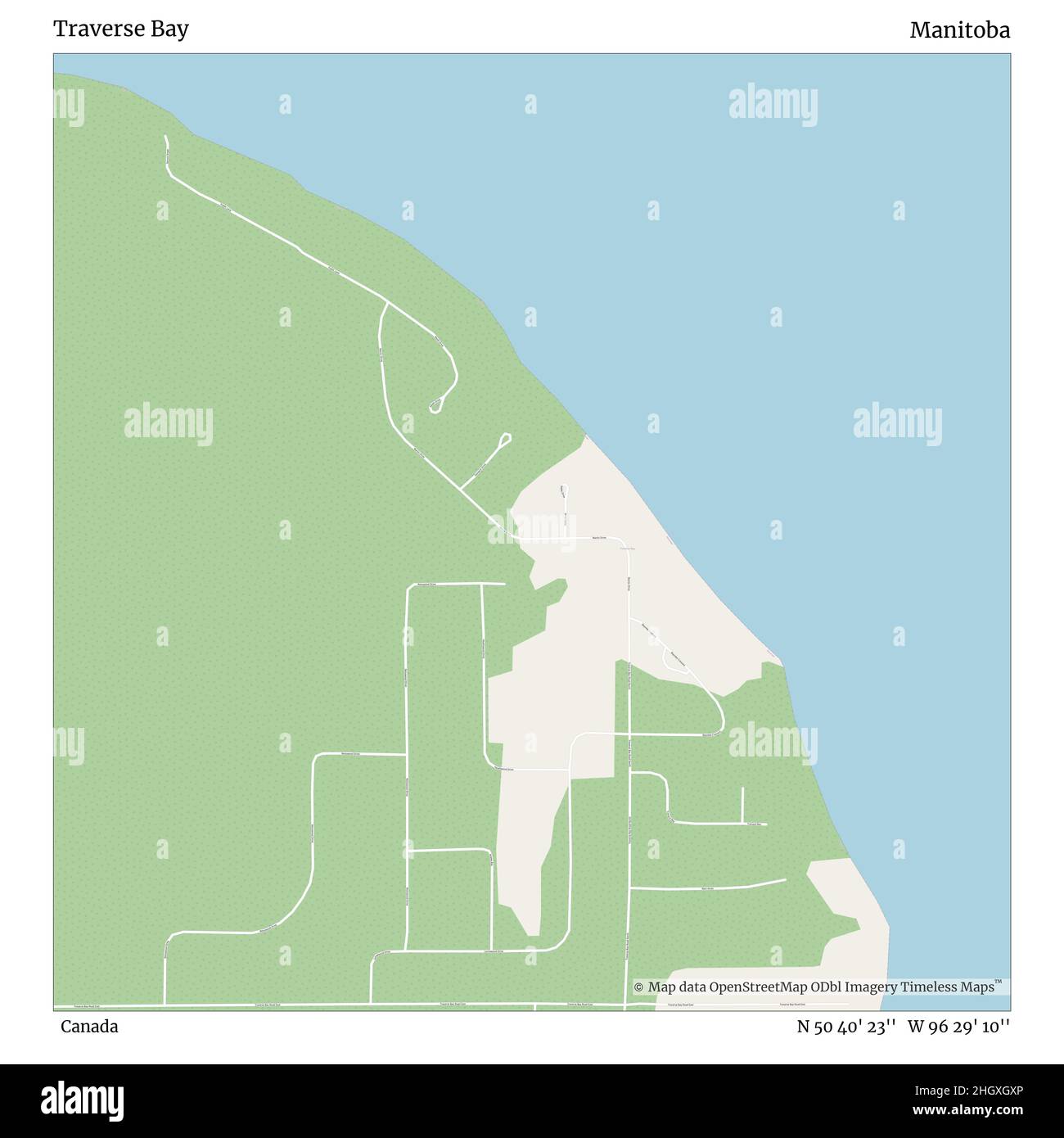 Map of traverse city Cut Out Stock Images & Pictures - Alamy