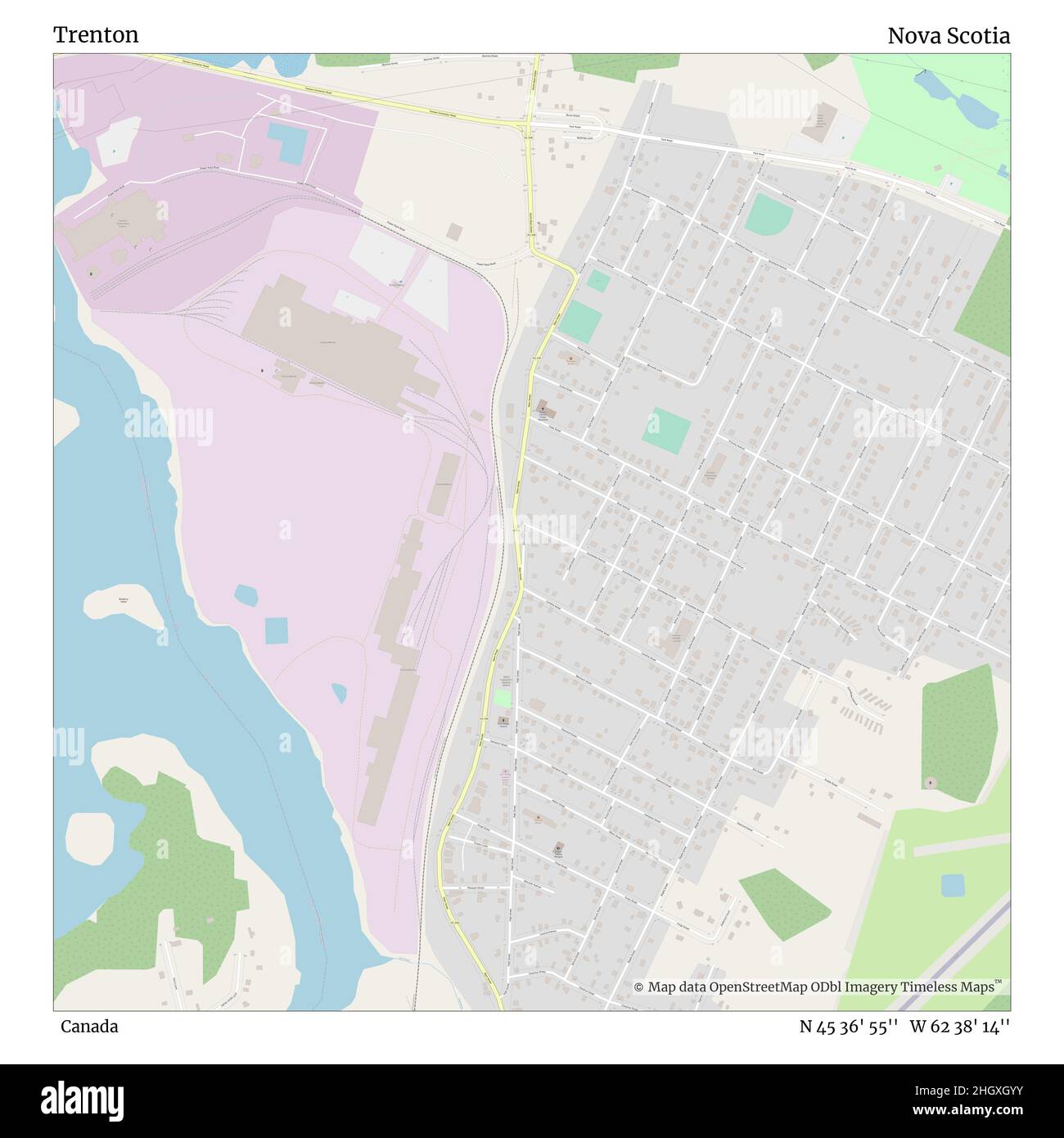 Map of trenton hi-res stock photography and images - Alamy