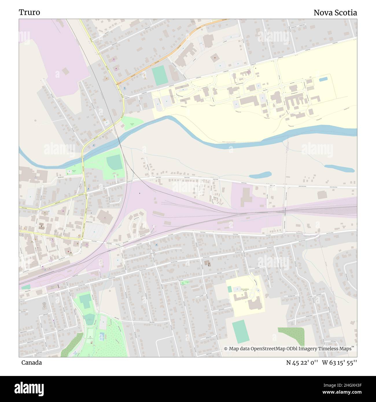 Map of truro Cut Out Stock Images & Pictures - Alamy