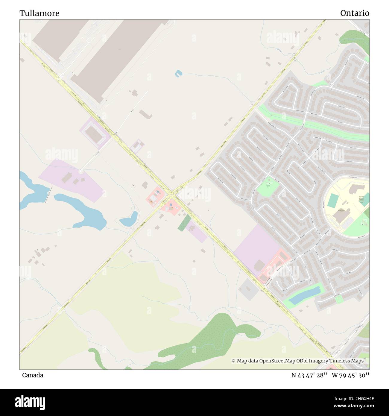 Ontario maps hi-res stock photography and images - Alamy