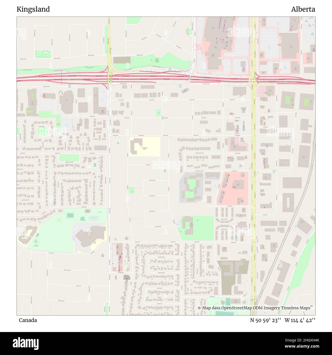 Kingsland map Cut Out Stock Images & Pictures - Alamy