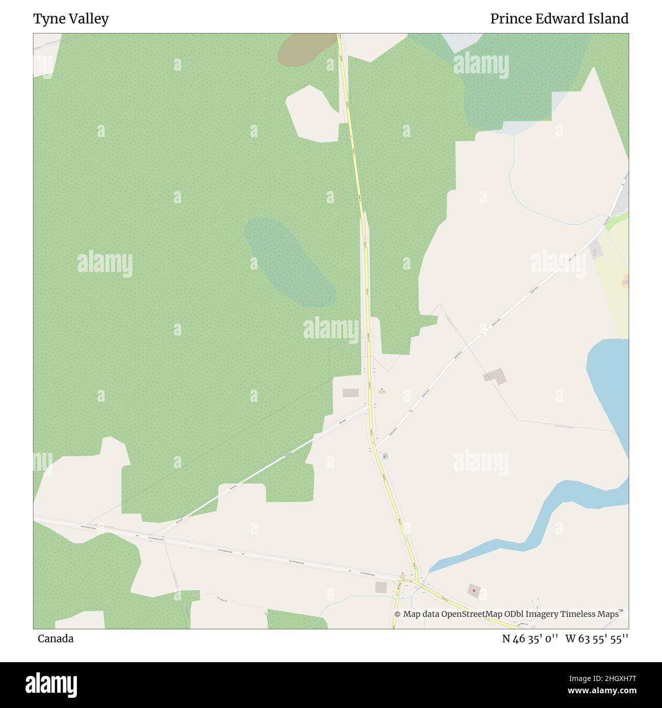 Tyne valley map hi-res stock photography and images - Alamy