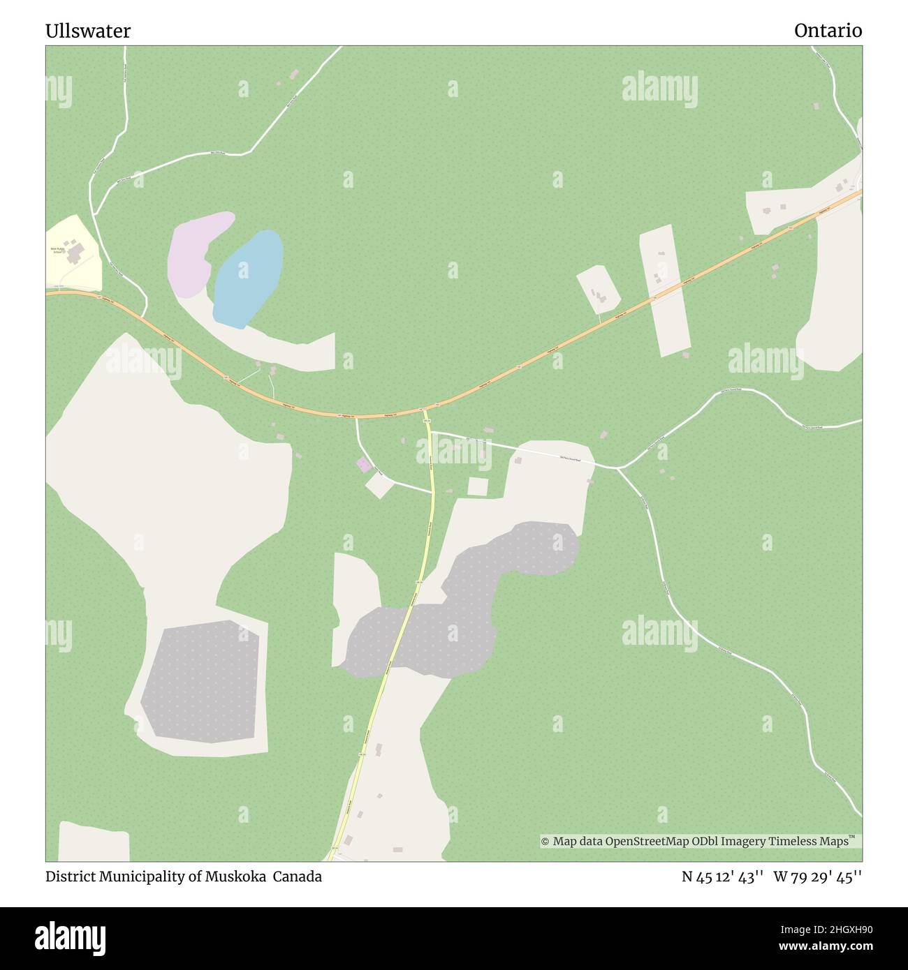 Map of muskoka hi-res stock photography and images - Alamy