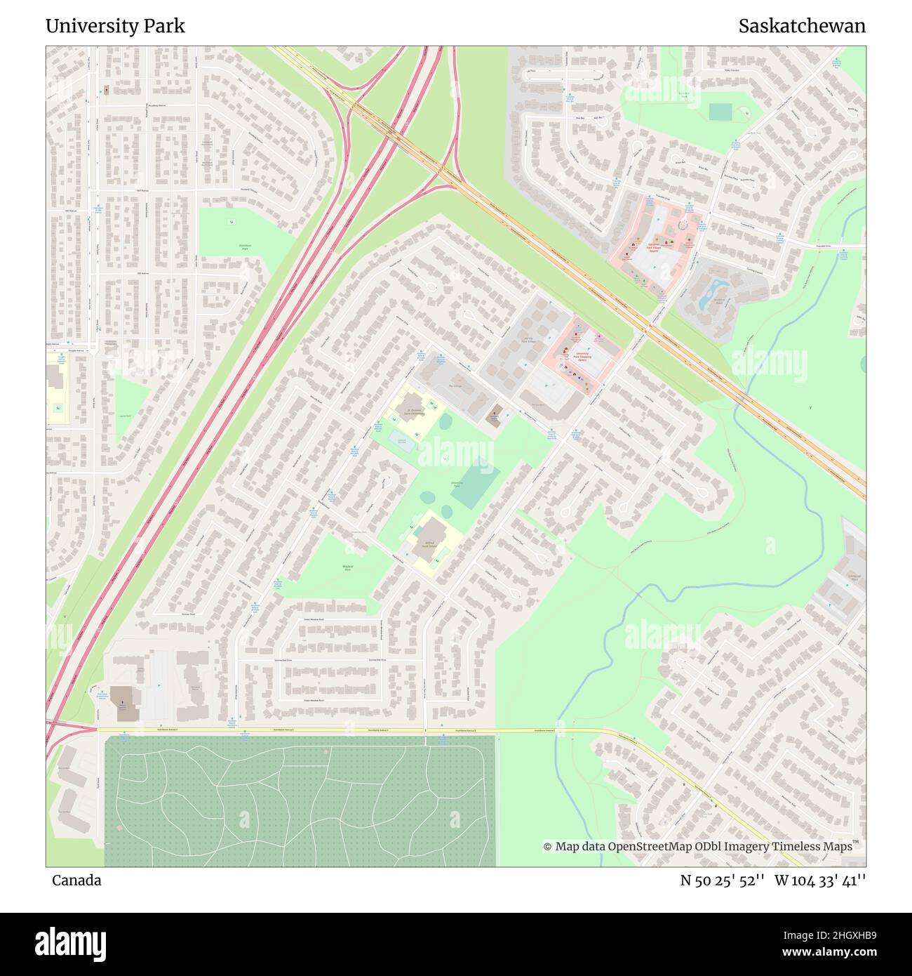 University park map Cut Out Stock Images & Pictures - Alamy