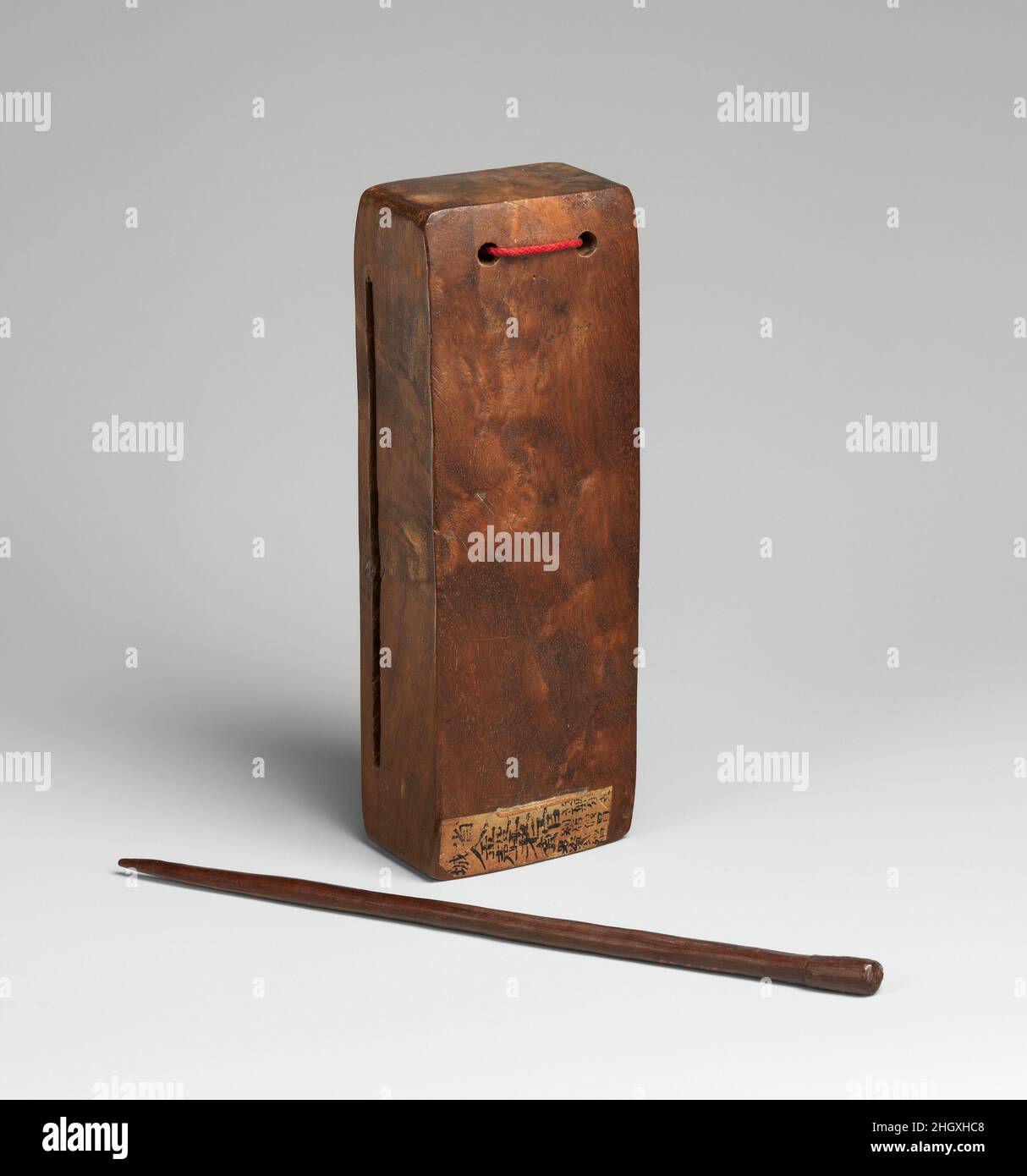 Nanbanzi (???) 19th century Golden Tone Workshop This wooden block ...